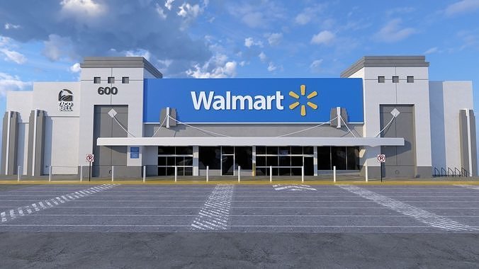 3D model Walmart Store VR / AR / low-poly | CGTrader