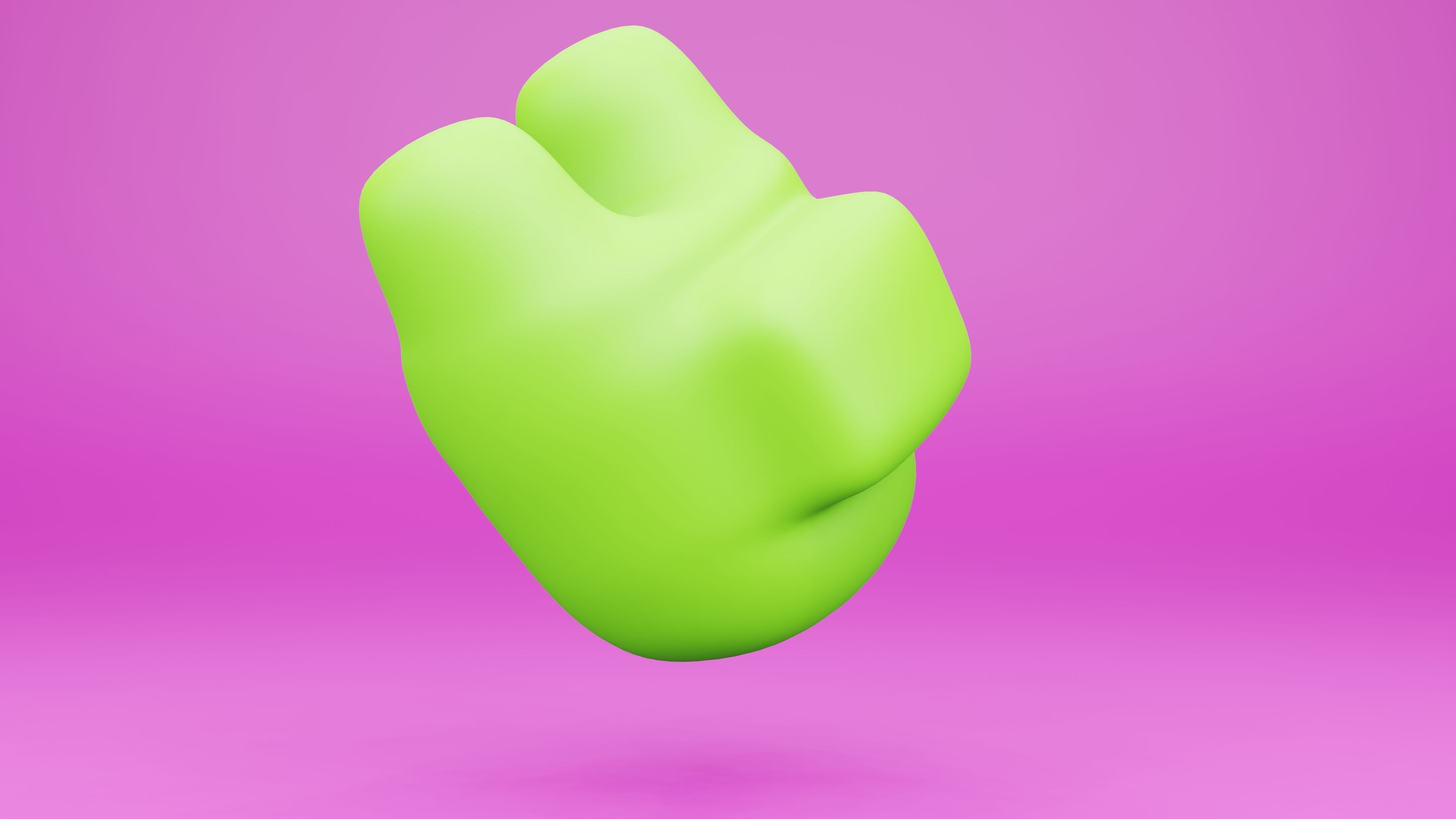 3D render Game Among Us light green body 3D model | CGTrader