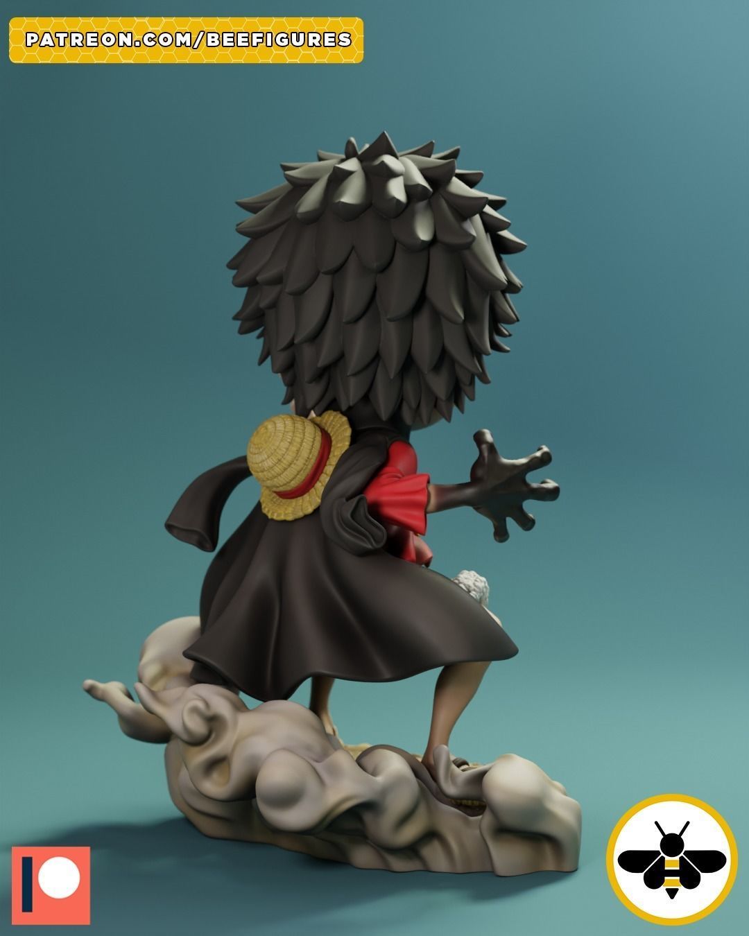 LUFFY - ONE PIECE - FAN ART 3D model | CGTrader