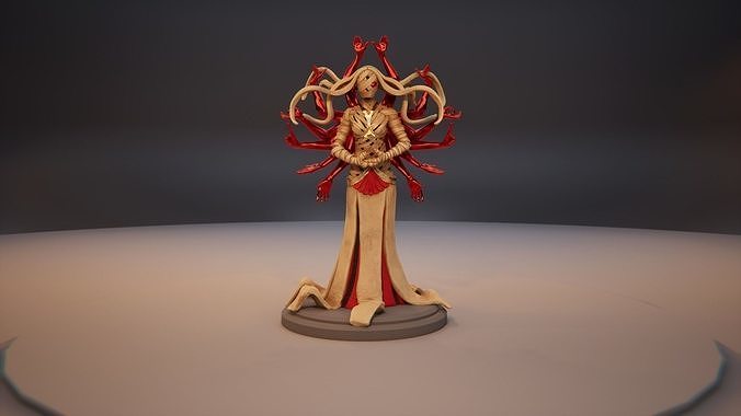 Female Mummy With Spirit Arms 3D model 3D printable | CGTrader