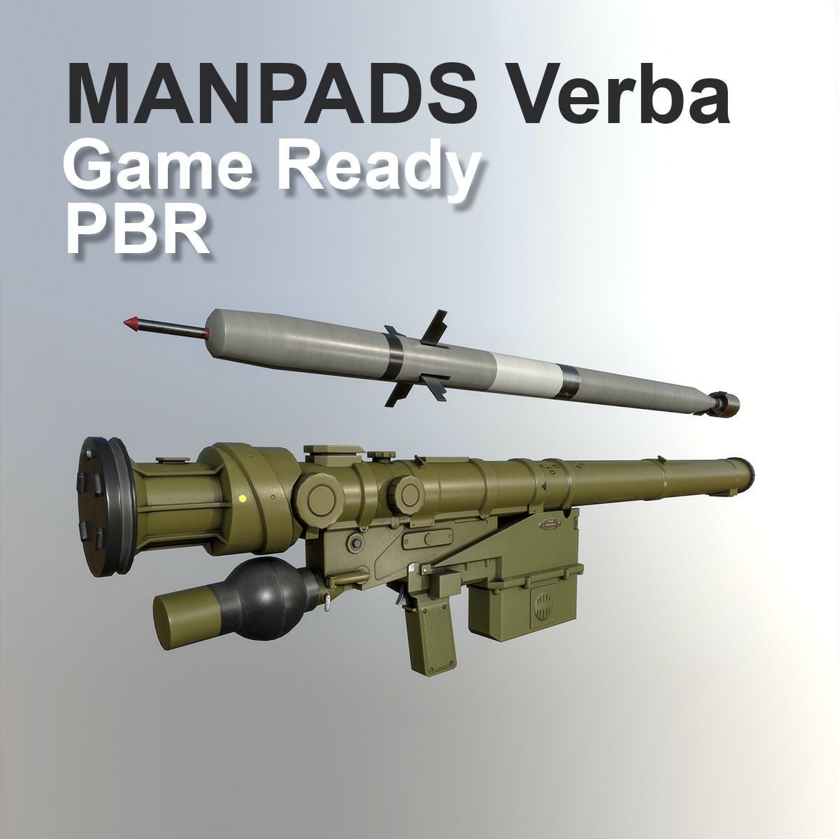 3D model MANPADS Verba VR / AR / low-poly | CGTrader
