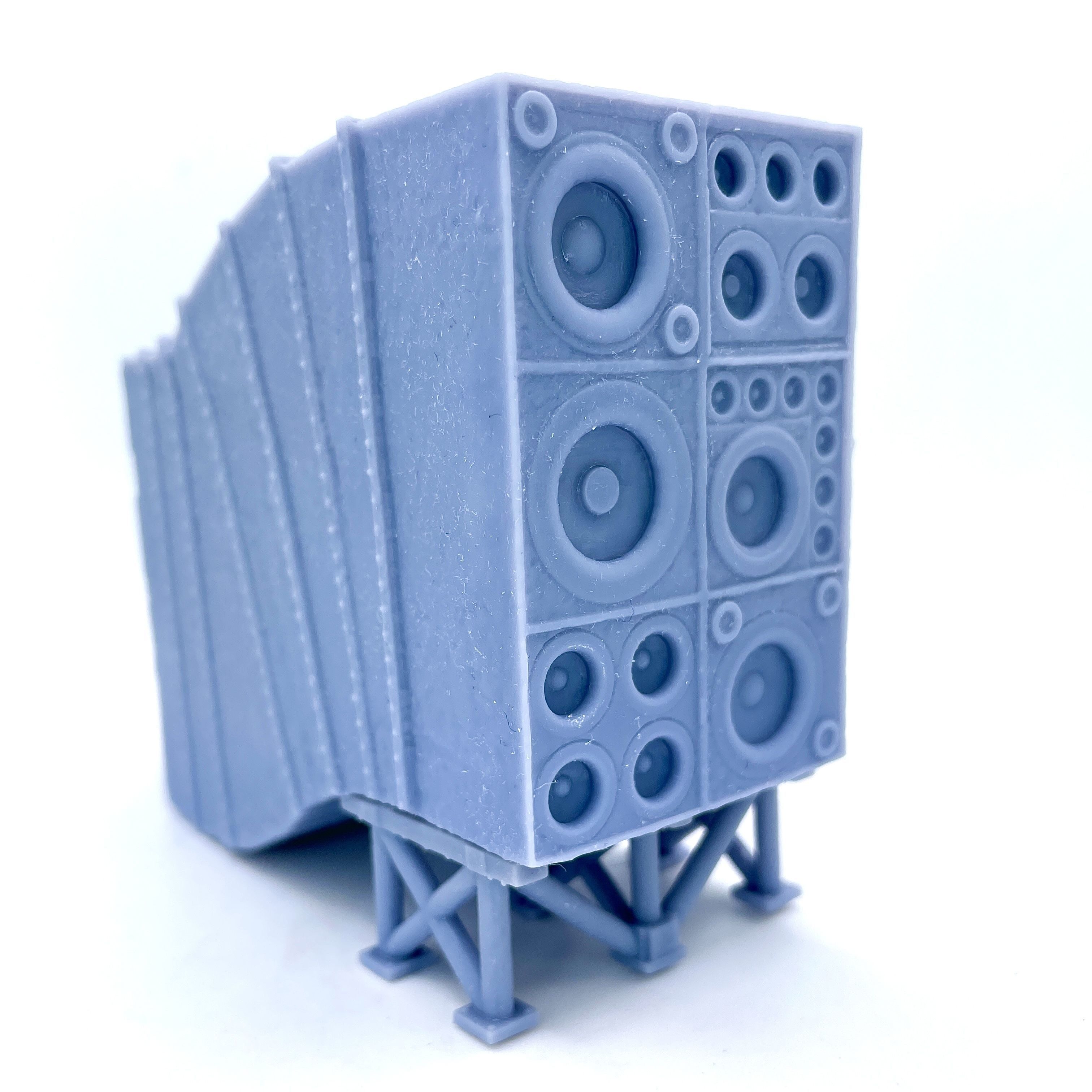 Boom Box Speakers 3D model 3D printable | CGTrader