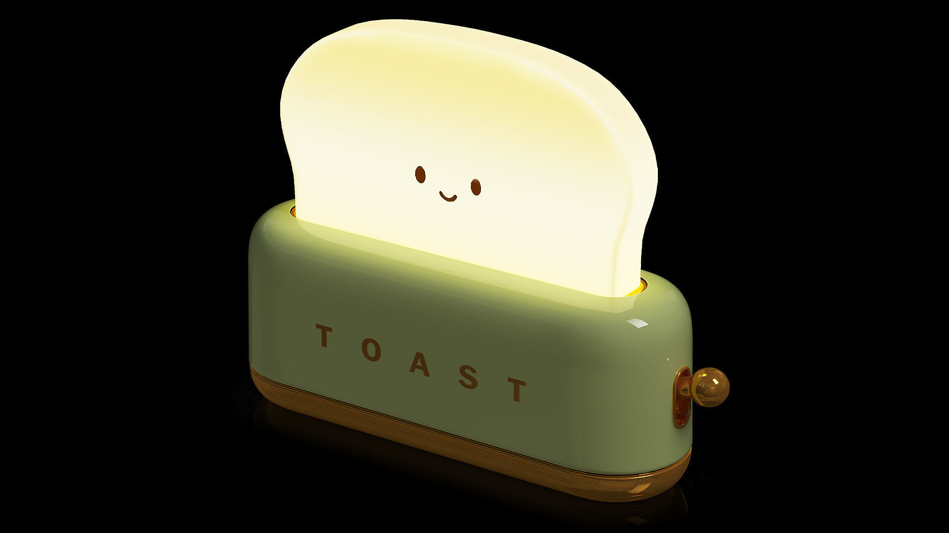 Set of Toaster Lamps Kawaii 3D model | CGTrader