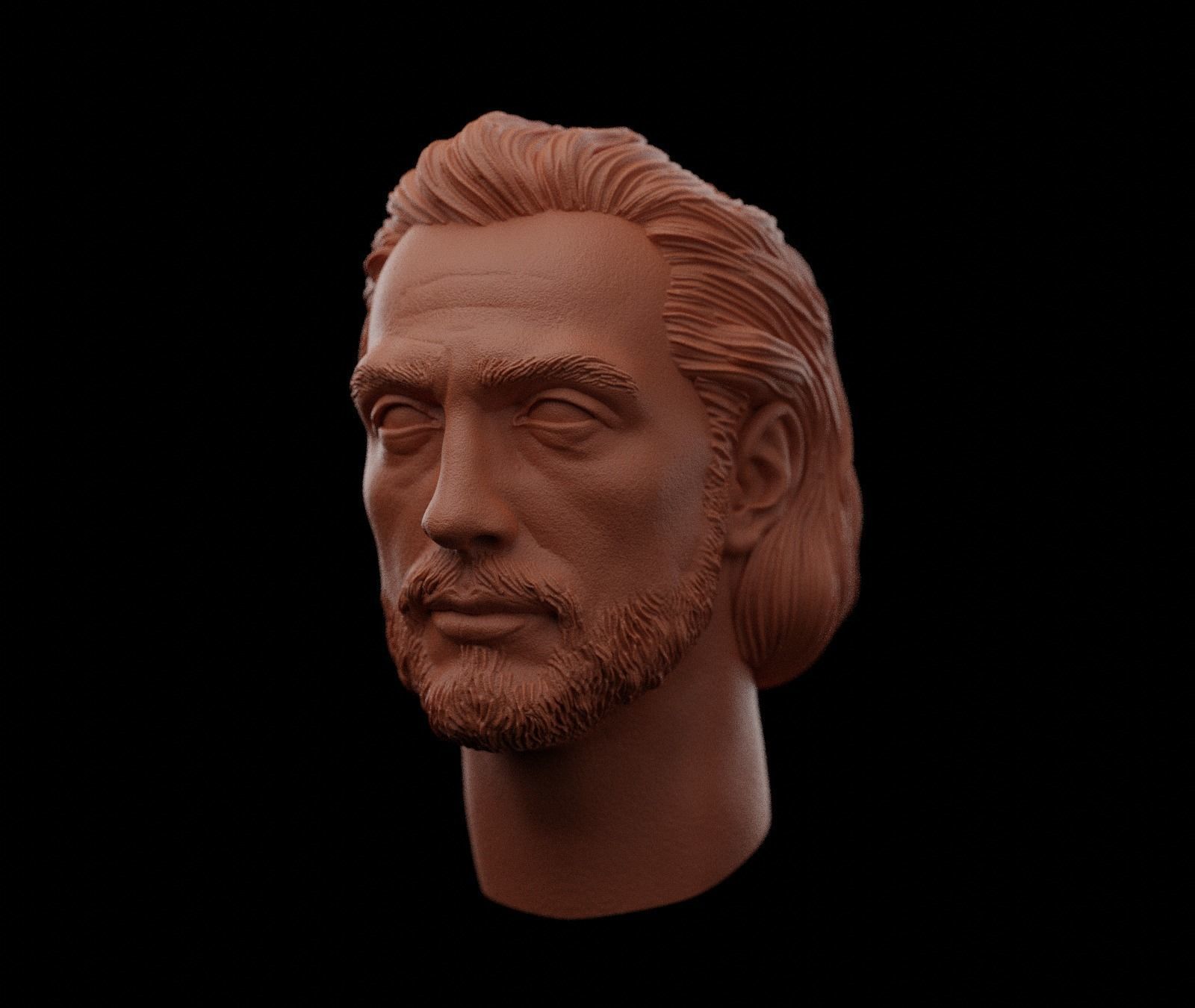 Aaron Taylor-Johnson 3D model 3D printable | CGTrader