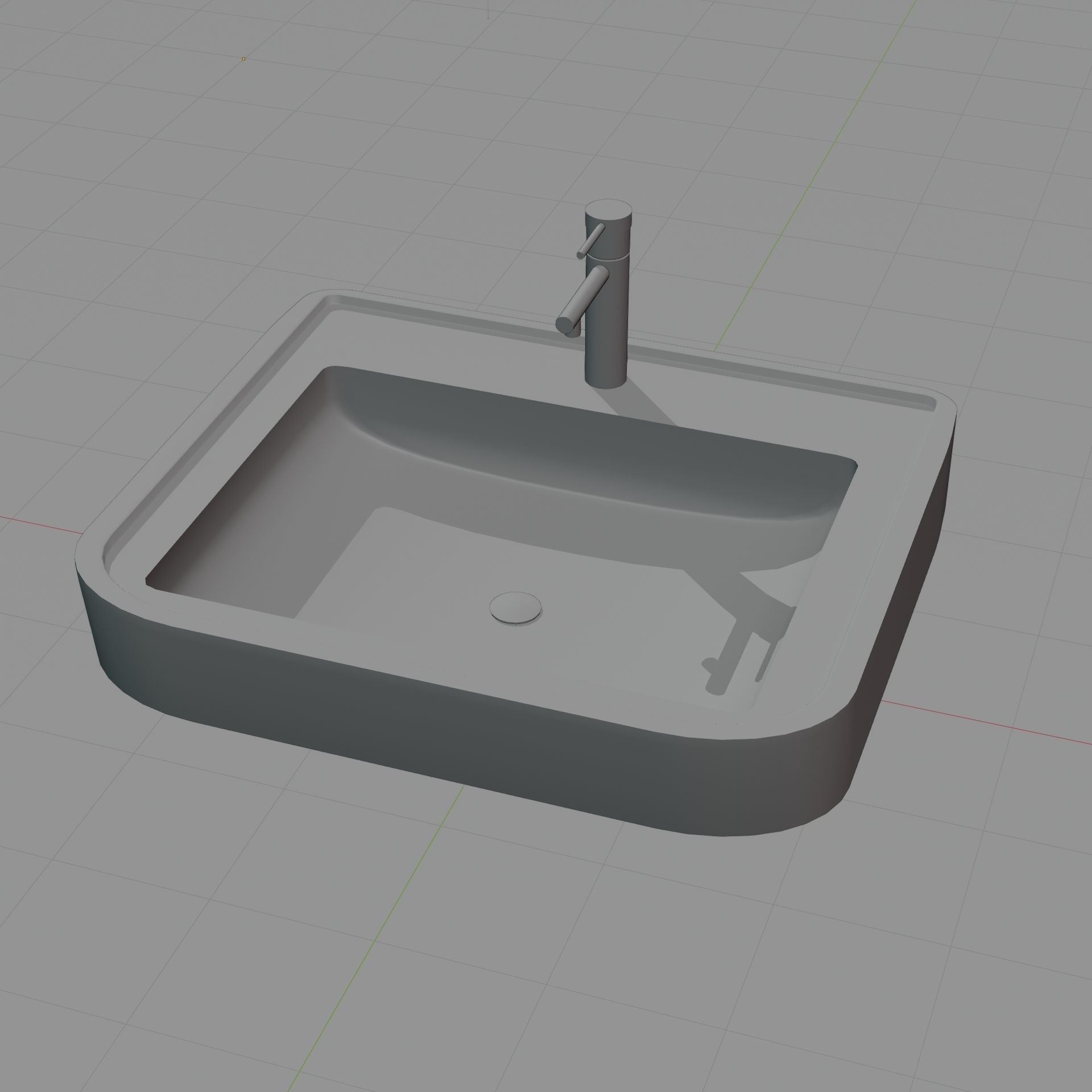 3D model Modern Bathroom Sink 3 VR / AR / low-poly | CGTrader