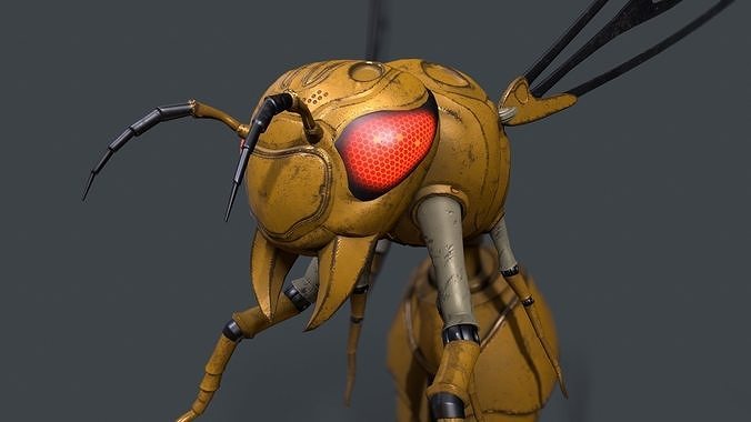 3D model Robot Wasp VR / AR / low-poly | CGTrader