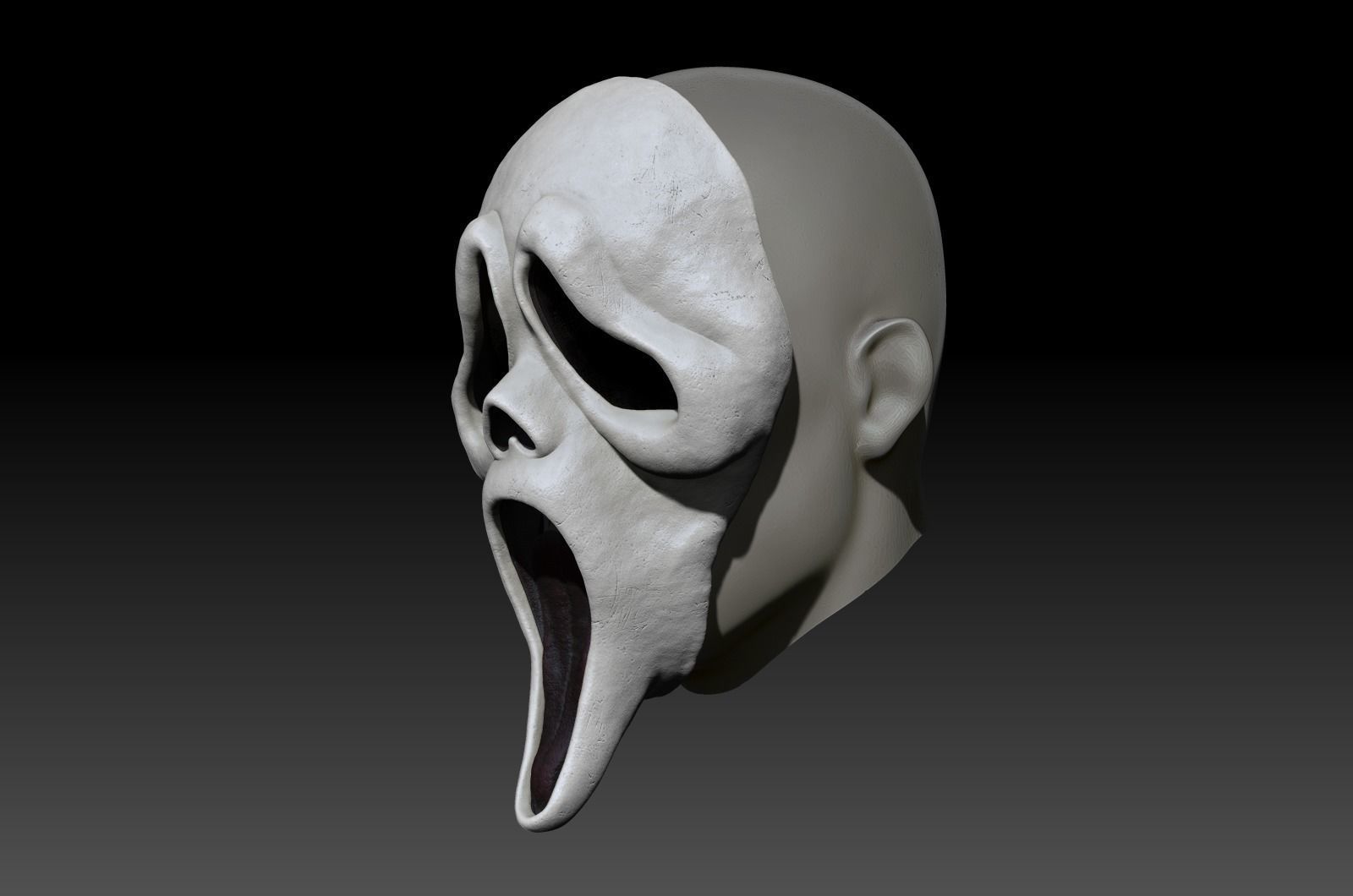Scream Mask high model PBR materail 3D model | CGTrader
