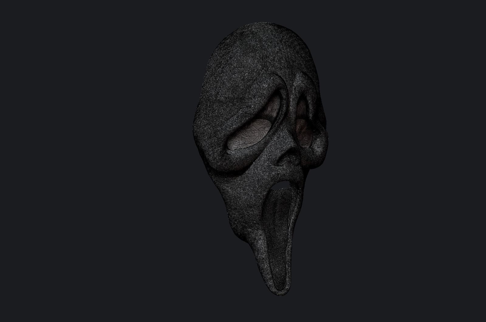 Scream Mask high model PBR materail 3D model | CGTrader