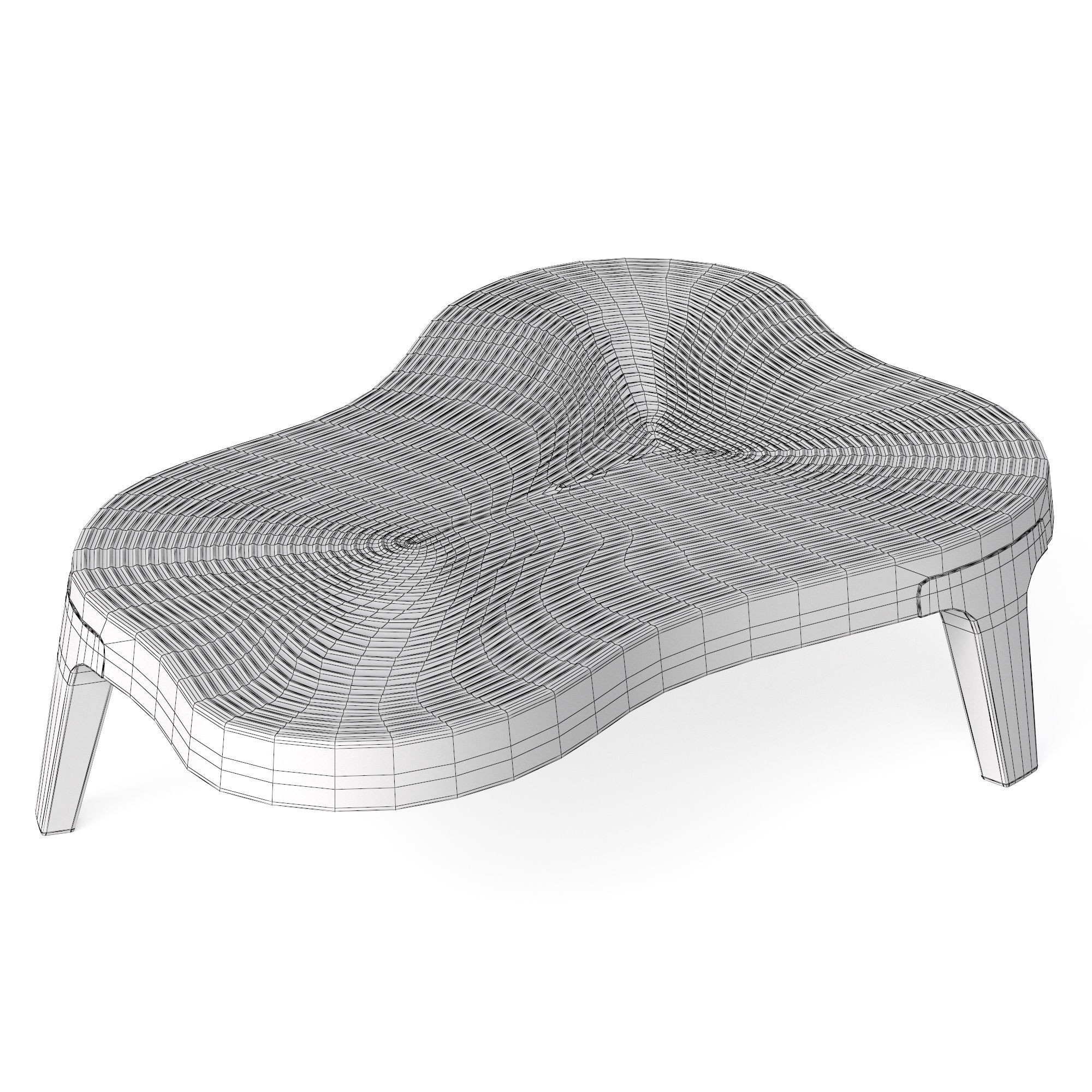 Linteloo Isola coffee table 3D model | CGTrader