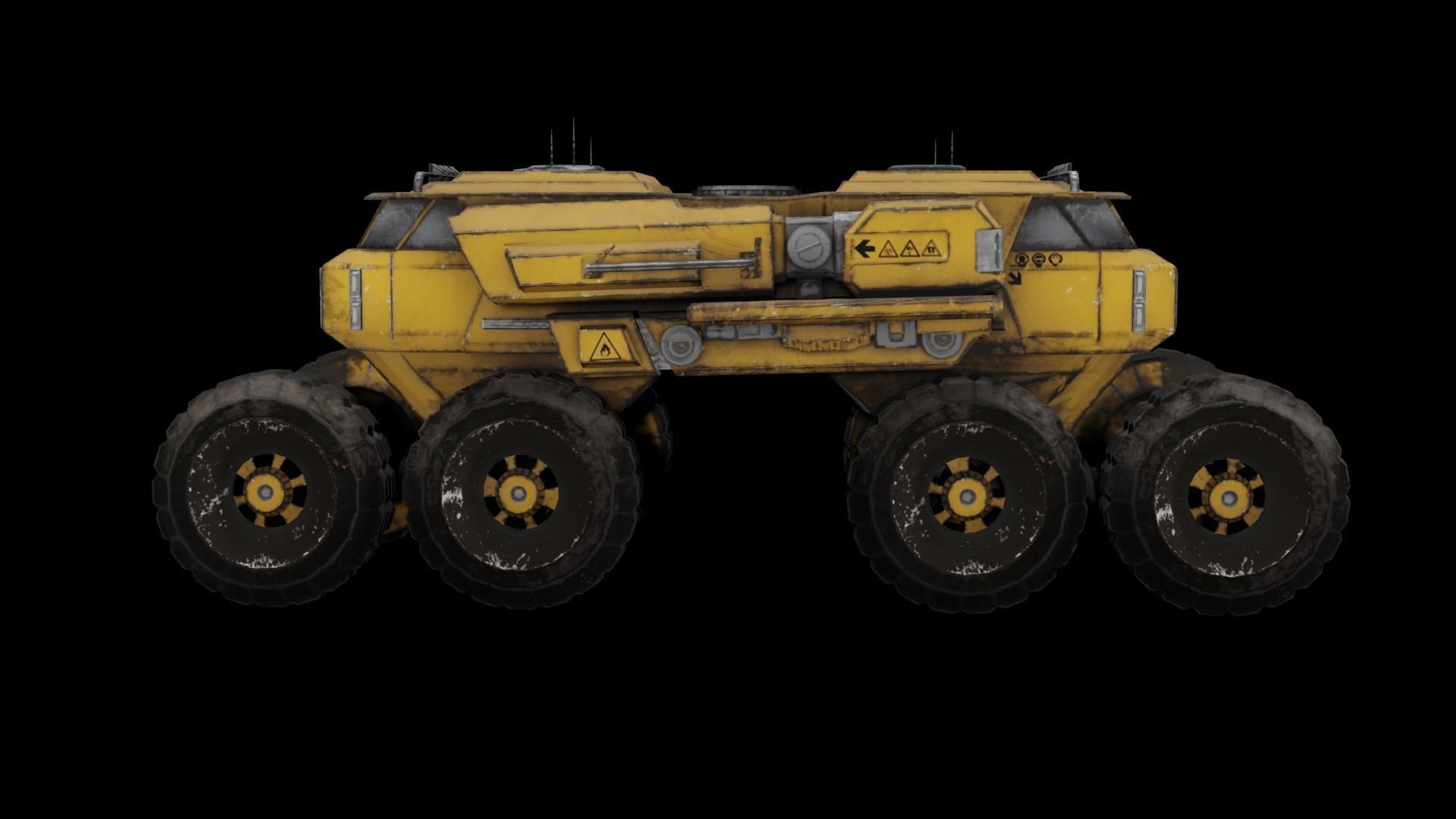 3D model Space Rover 3D model VR / AR / low-poly | CGTrader