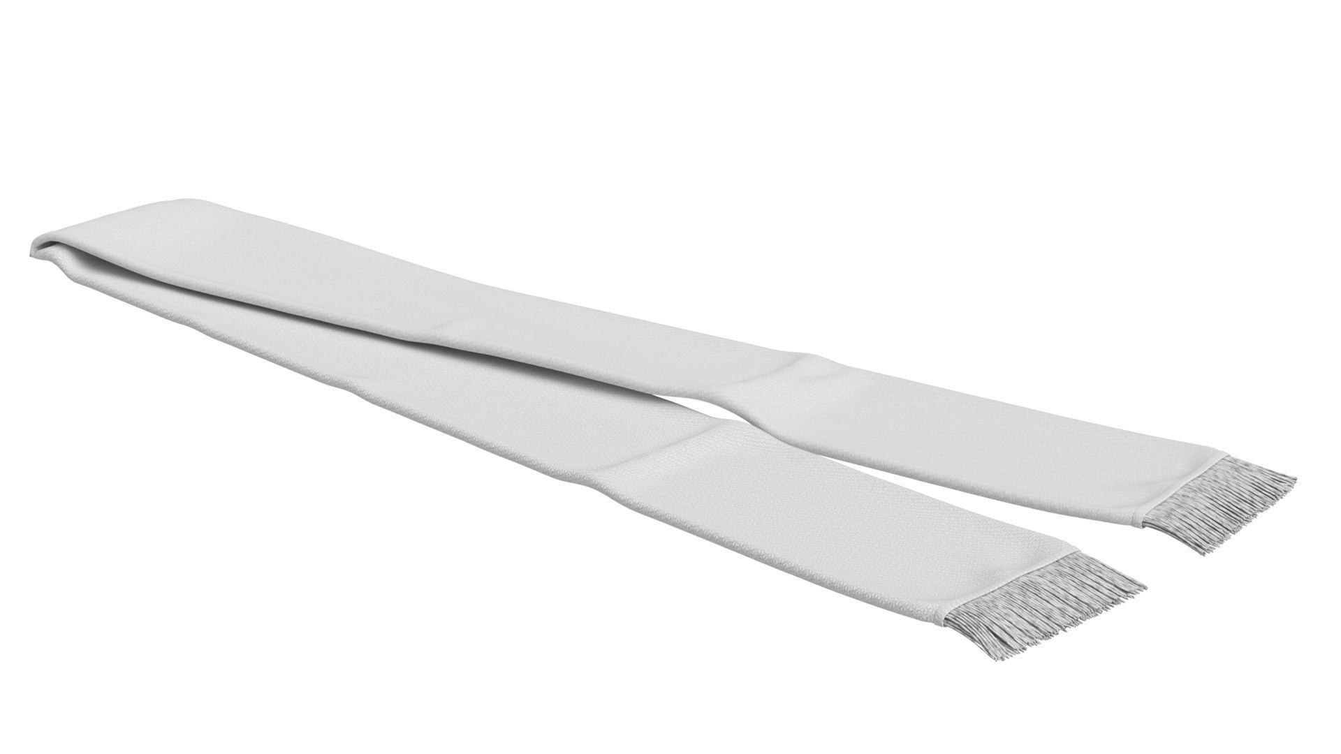 Football Fan Scarf 03 3D model | CGTrader