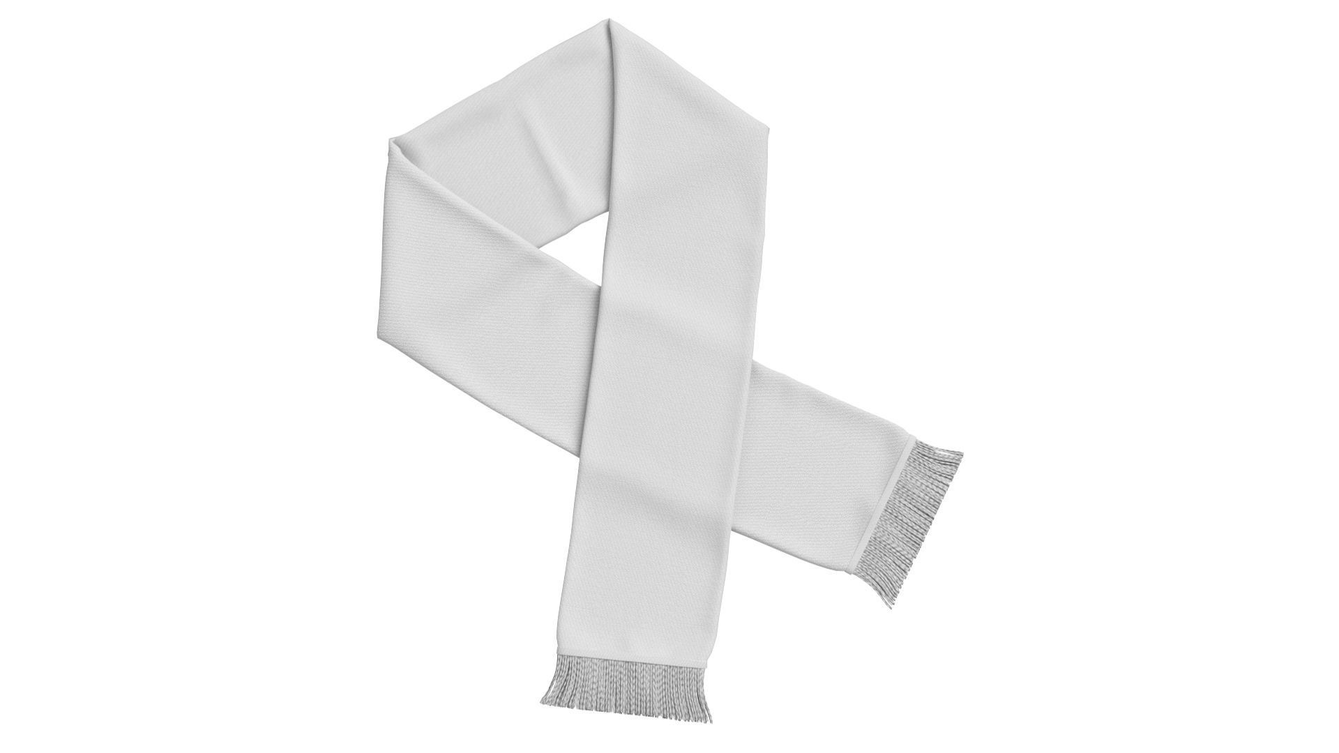 Football Fan Scarf 08 3D model | CGTrader