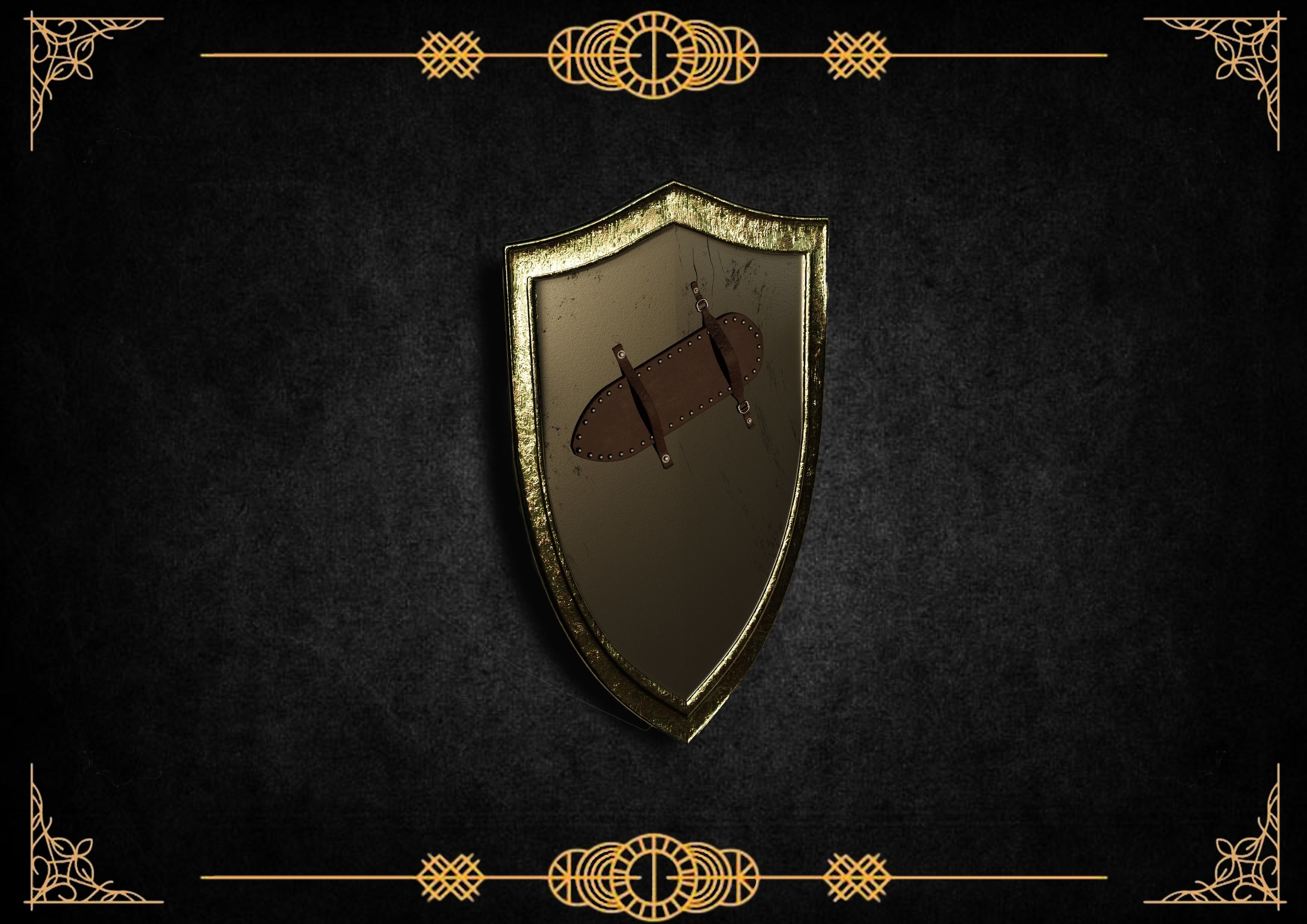 3D model shields pack VR / AR / low-poly | CGTrader