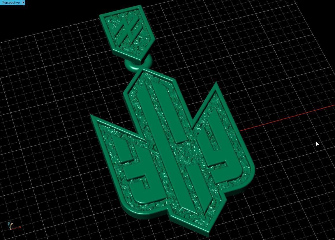 Ukrainian Trident 3D model 3D printable | CGTrader