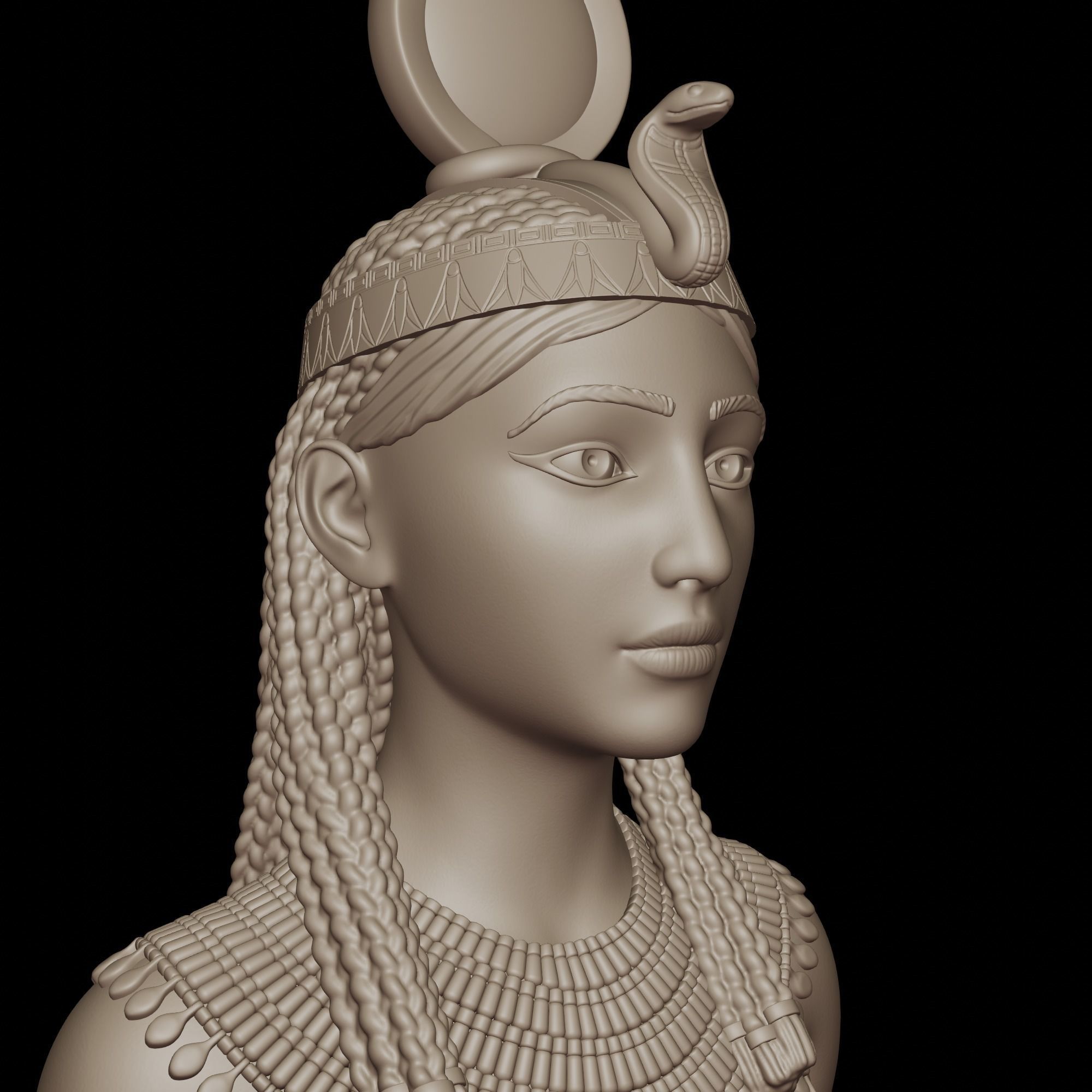 Isis standing figure 3D model 3D printable | CGTrader