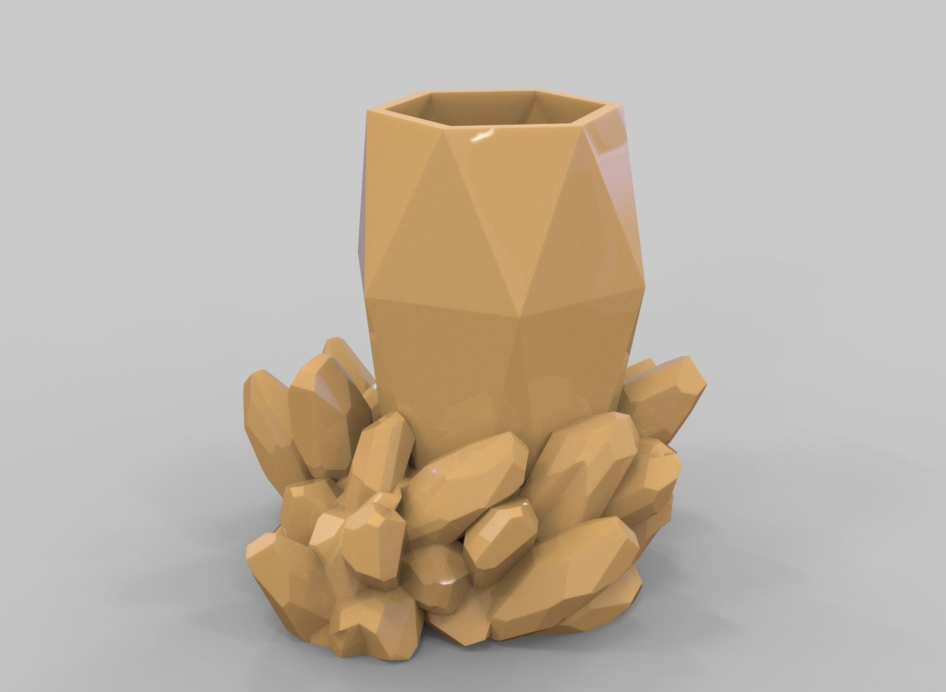 3D-Printed Pen Holder Model 3D model 3D printable | CGTrader