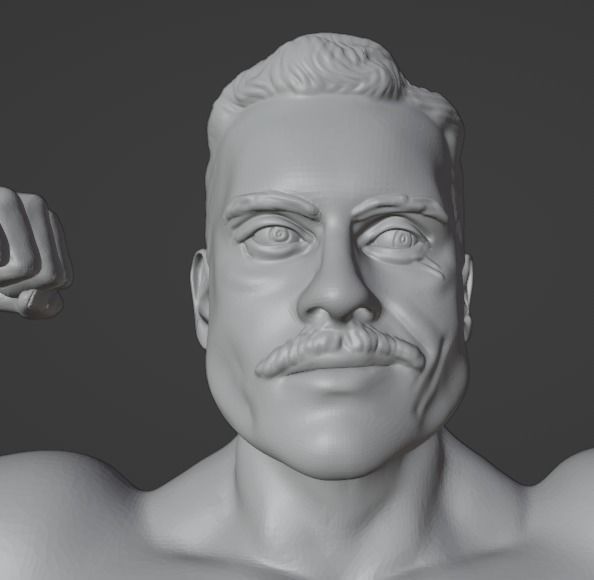 Chris Bumstead 3D model 3D printable | CGTrader
