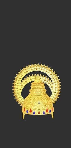 Indian Crown 3d Model 3D model | CGTrader