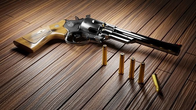 Smith and Wesson m29 3D model | CGTrader