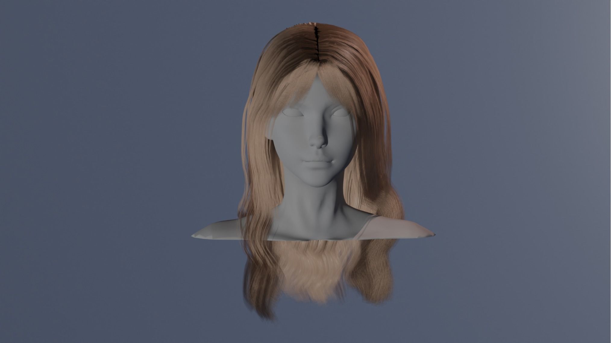 Free Female Hairstyle free VR / AR / low-poly 3D model | CGTrader