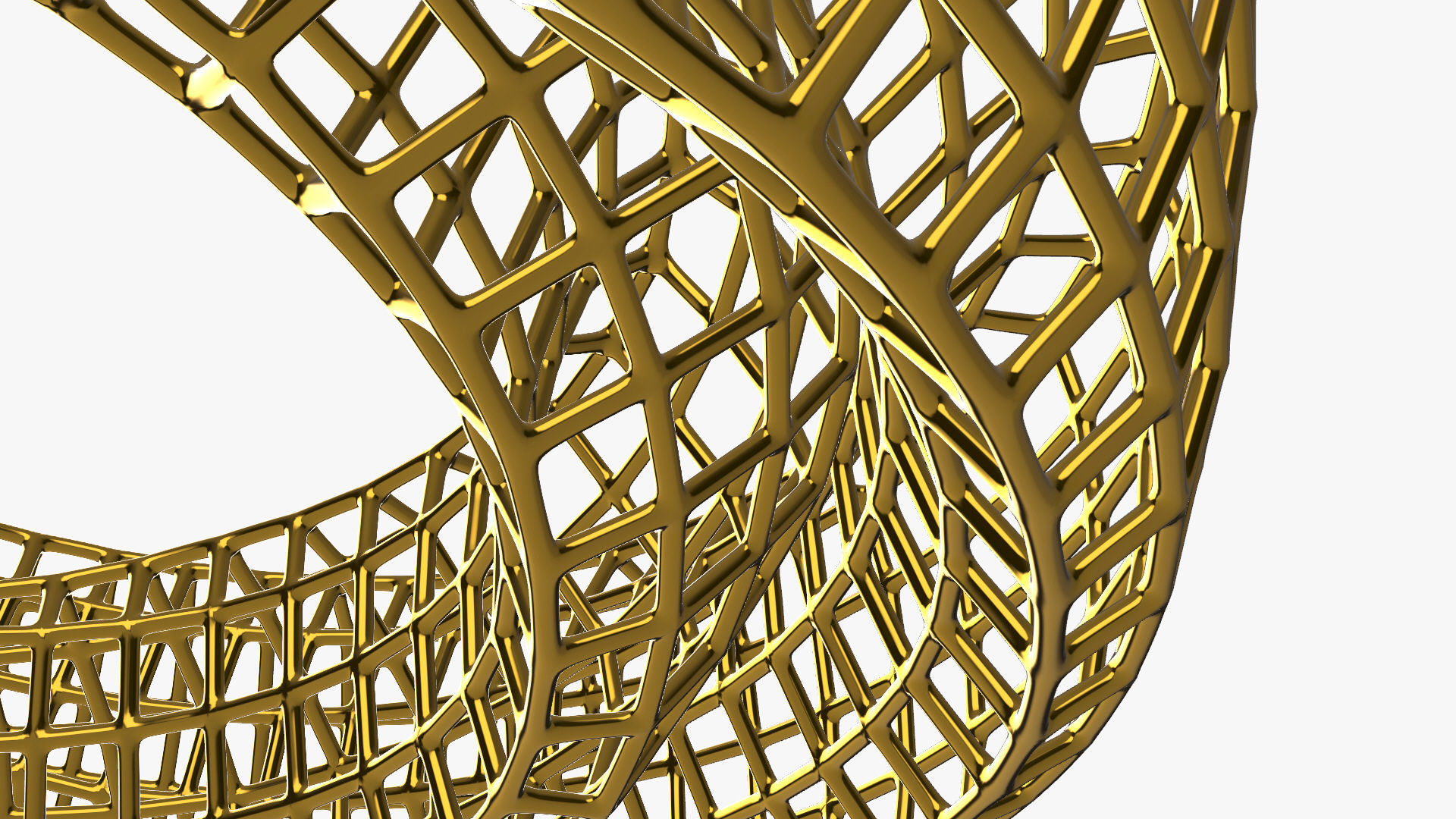 SciFi Structure Bracelet 3D model 3D printable | CGTrader