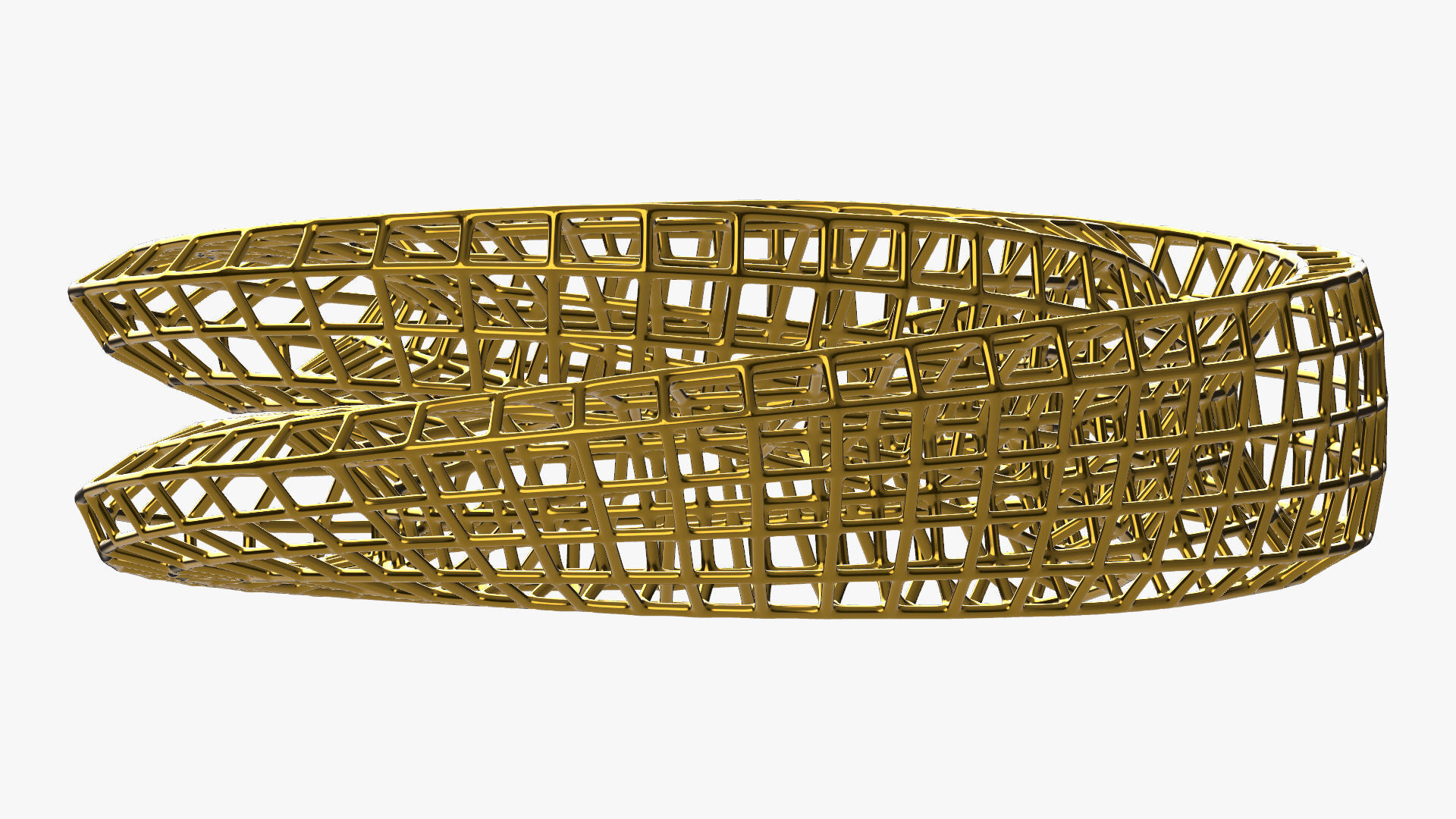 SciFi Structure Bracelet 3D model 3D printable | CGTrader