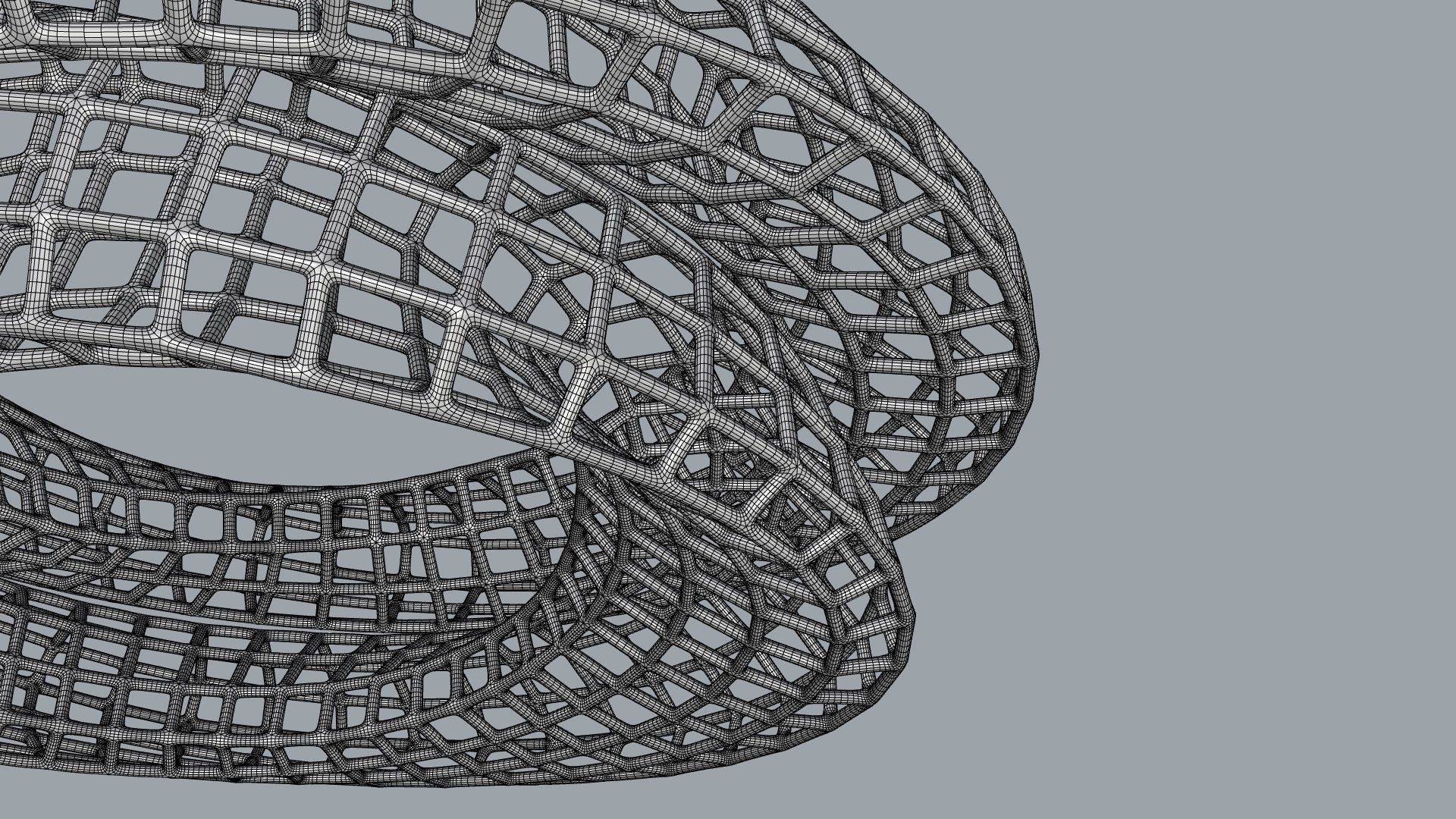 SciFi Structure Bracelet 3D model 3D printable | CGTrader