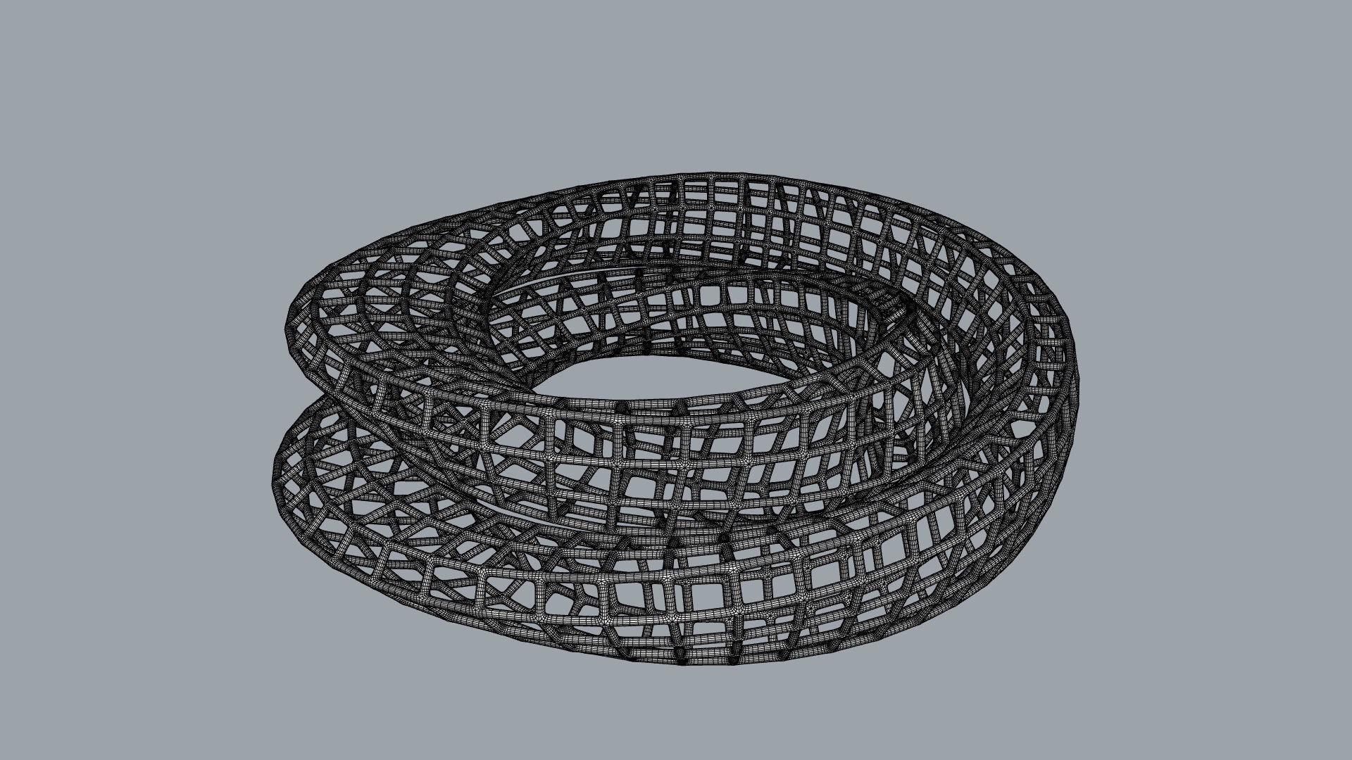 SciFi Structure Bracelet 3D model 3D printable | CGTrader