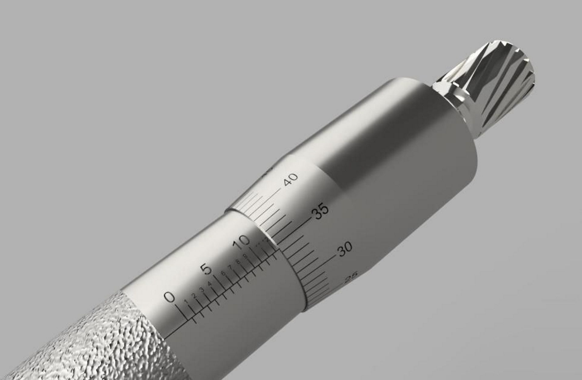 Digital Micrometer 3D model | CGTrader