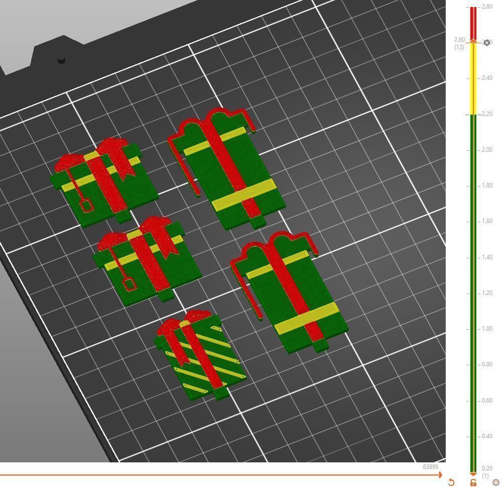 CHRISTMAS ADVENT CALENDAR 3D model 3D printable | CGTrader