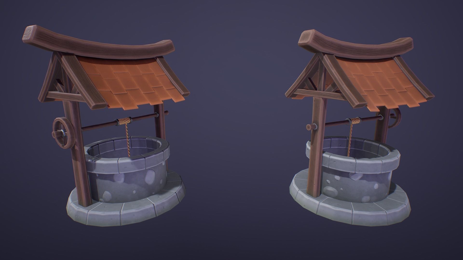 3D model Stylized Water Well VR / AR / low-poly | CGTrader
