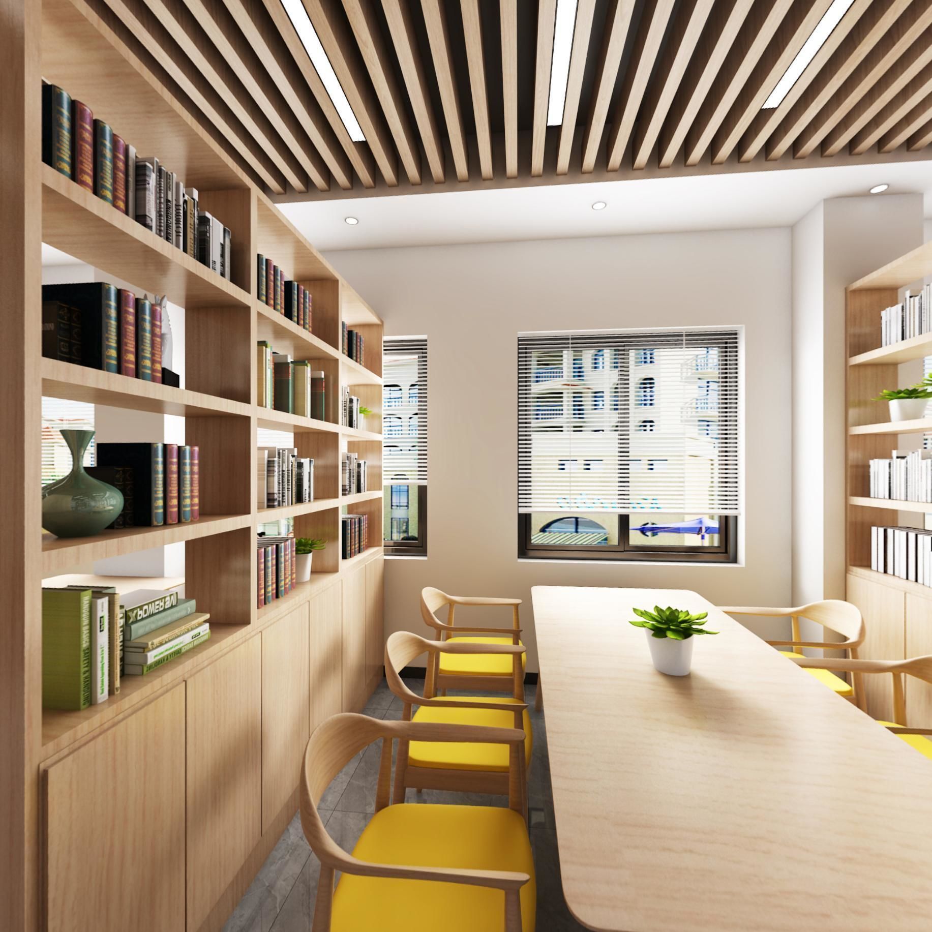 The New Chinese Library 3D model | CGTrader