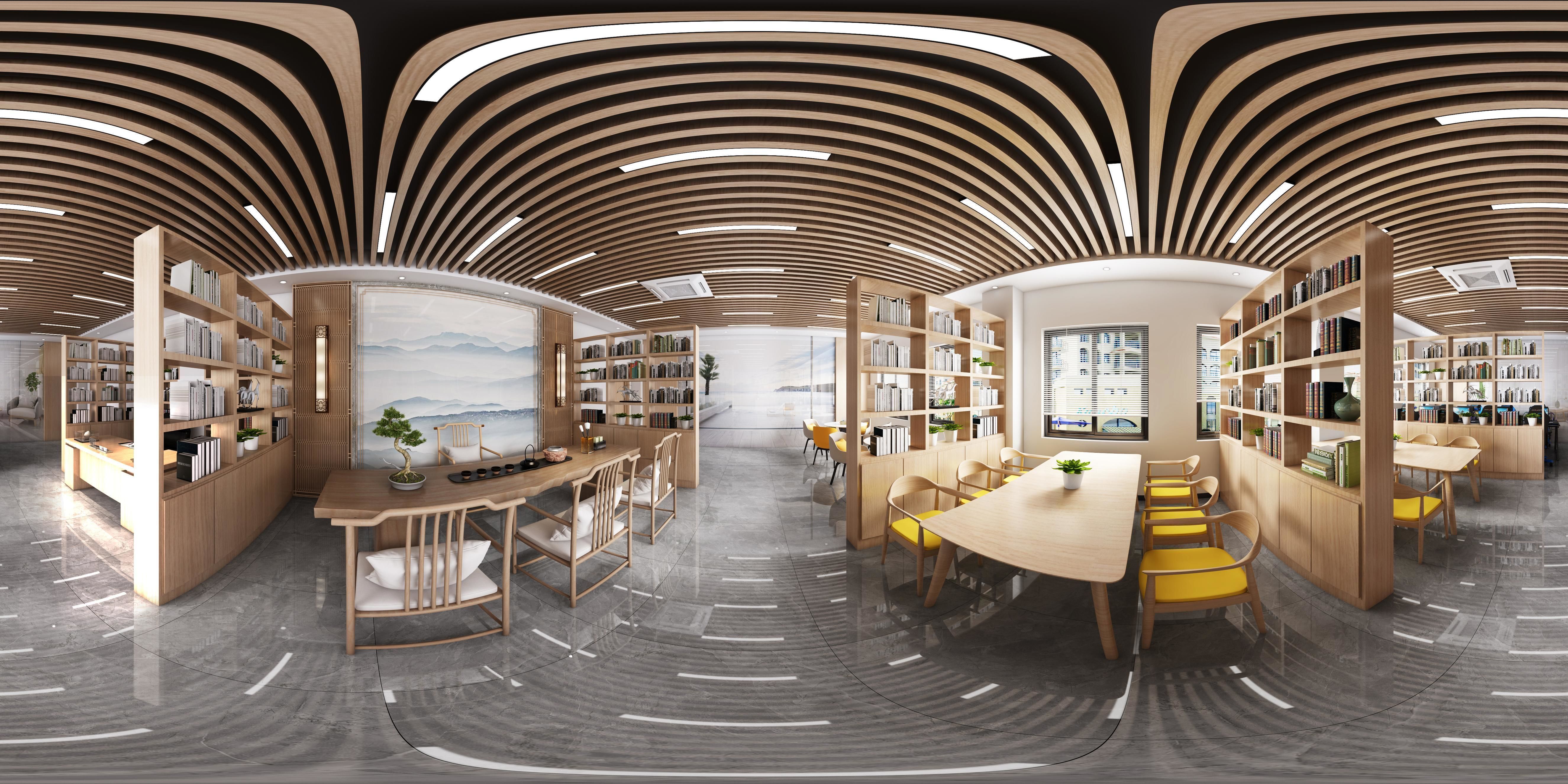 The New Chinese Library 3D model | CGTrader