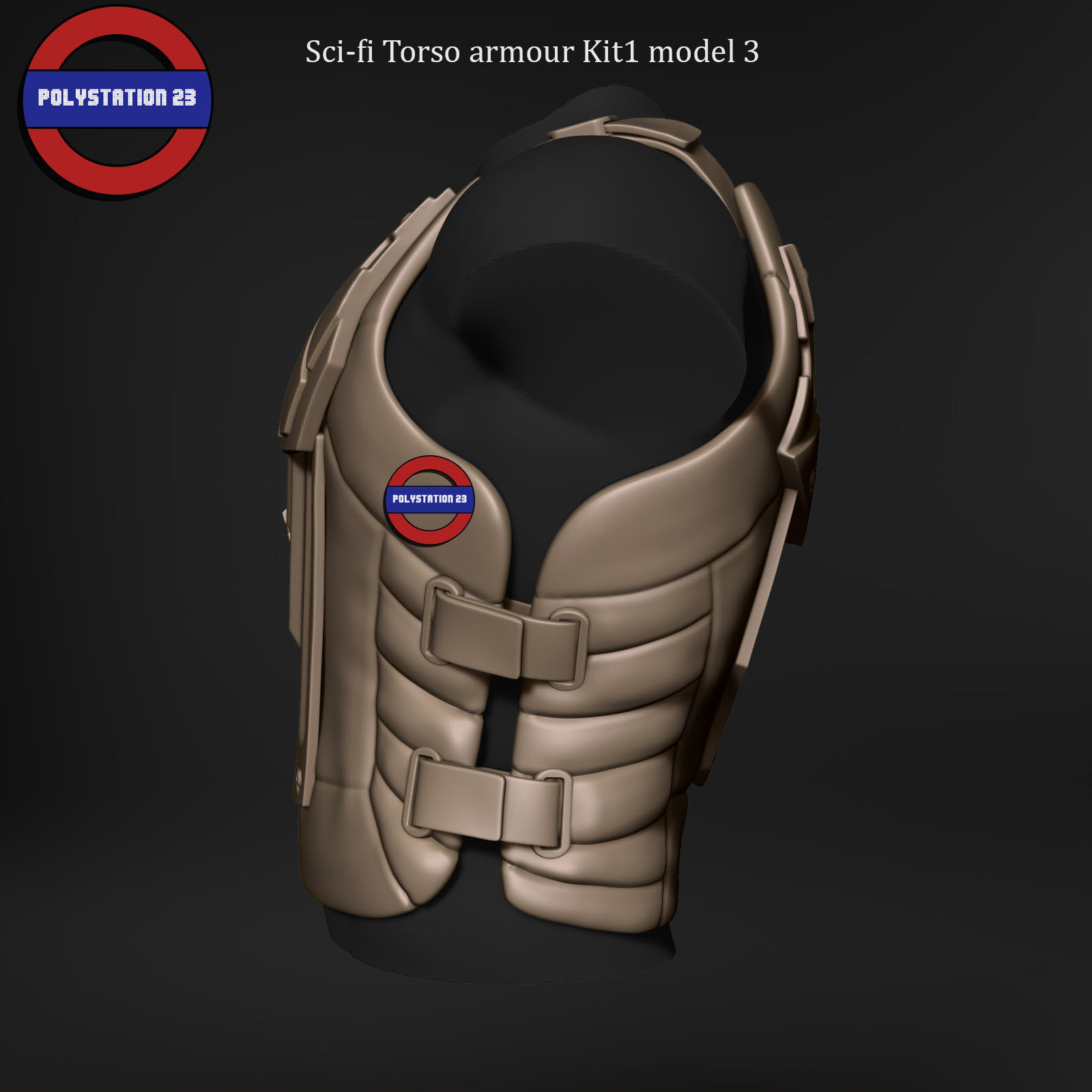 Sci fi Armour torso Kitbash v2 pack of 5 zbrush highpoly 3D Model ...