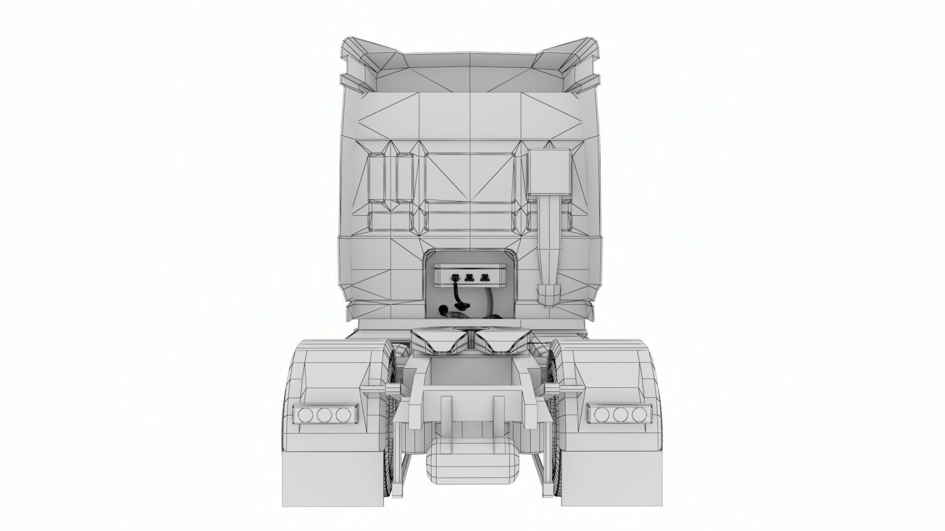 3D model Articulated DAF XF Truck Sleeper Cab VR / AR / low-poly | CGTrader