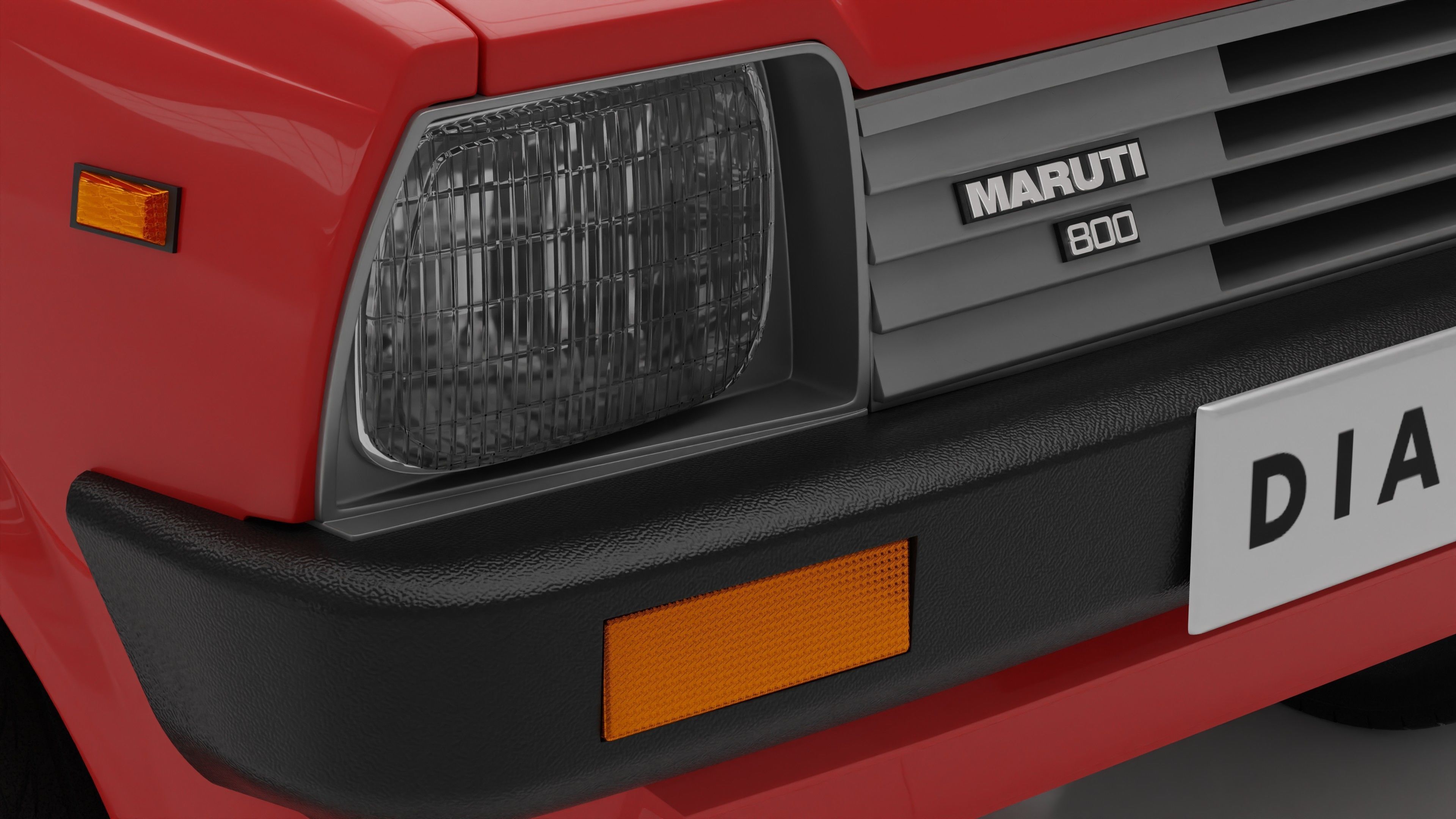 Maruti 800 1983 3D Model 3D model | CGTrader