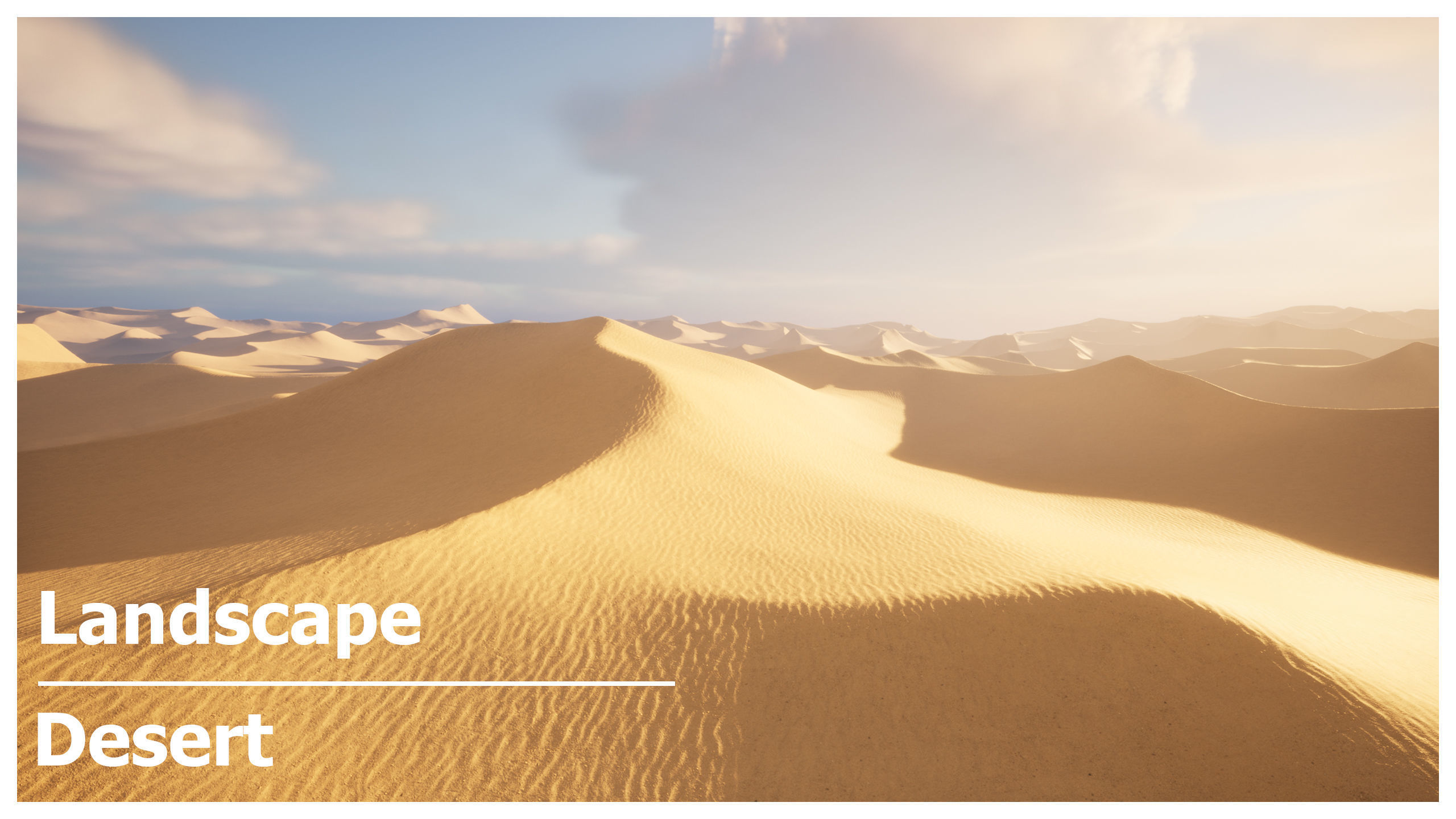 3D model Desert sand landscape terrain VR / AR / low-poly | CGTrader