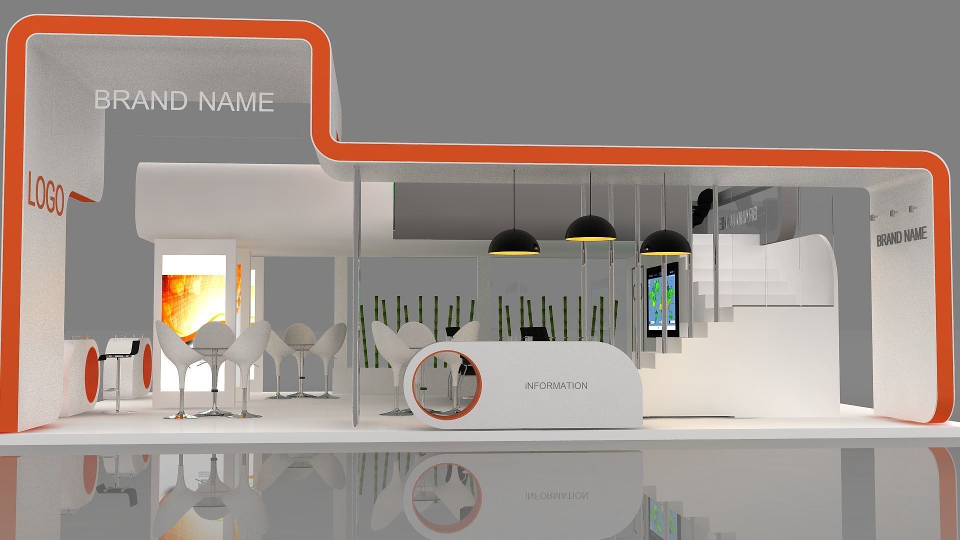 booth 3D model | CGTrader