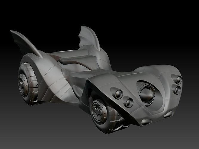 Batmobile 1 12 Scale Model 3D model 3D printable | CGTrader