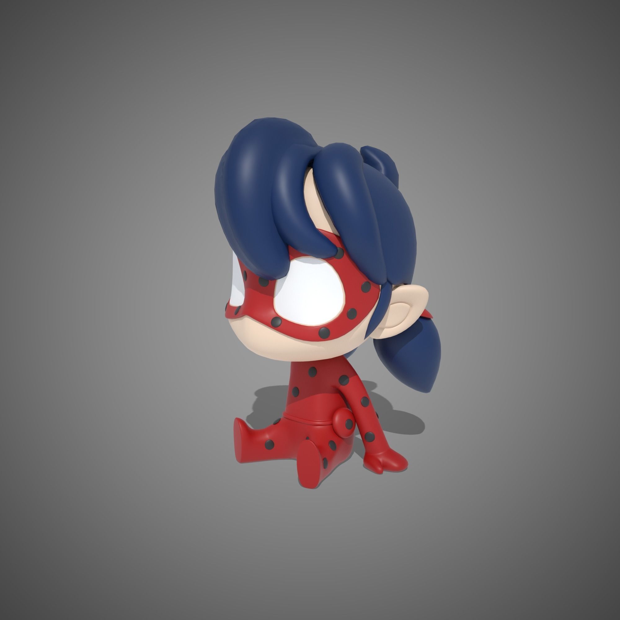 Lady Bug - Miraculous Chibi 3D Printable 3D model 3D printable | CGTrader