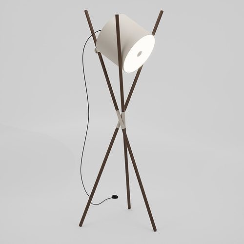 Tripod Floor and Desk Lamp Collection Artisan Shift Lamp 3D model ...