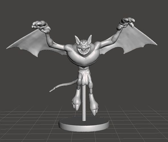 Giant Bat Boss miniature model for fantasy games dnd rpg 3D model 3D ...
