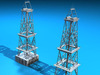 Drilling tower 3D model | CGTrader