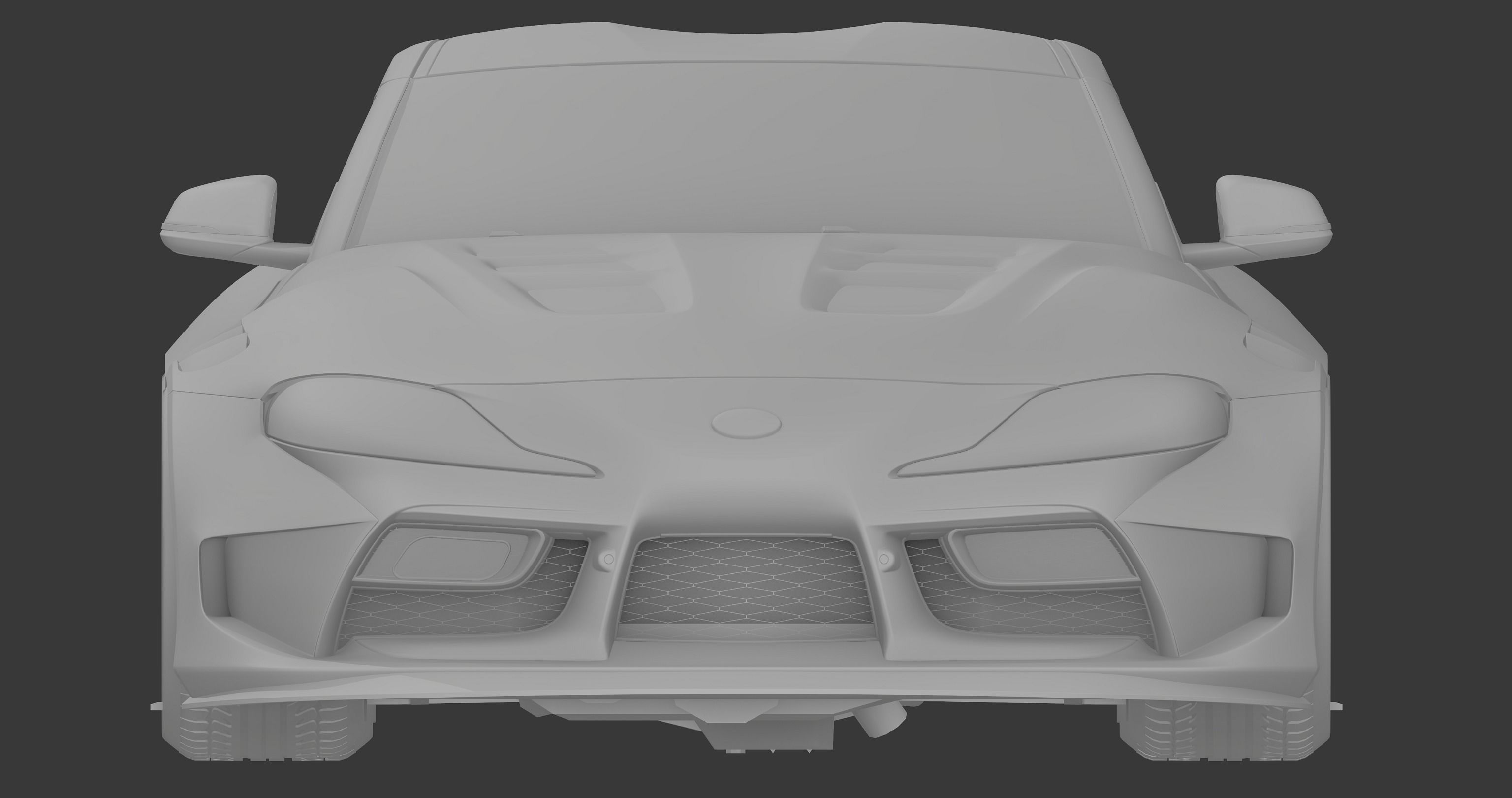 3D model TOYOTA GR SUPRA WIDEBODY VR / AR / low-poly | CGTrader