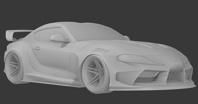 3D model TOYOTA GR SUPRA WIDEBODY VR / AR / low-poly | CGTrader