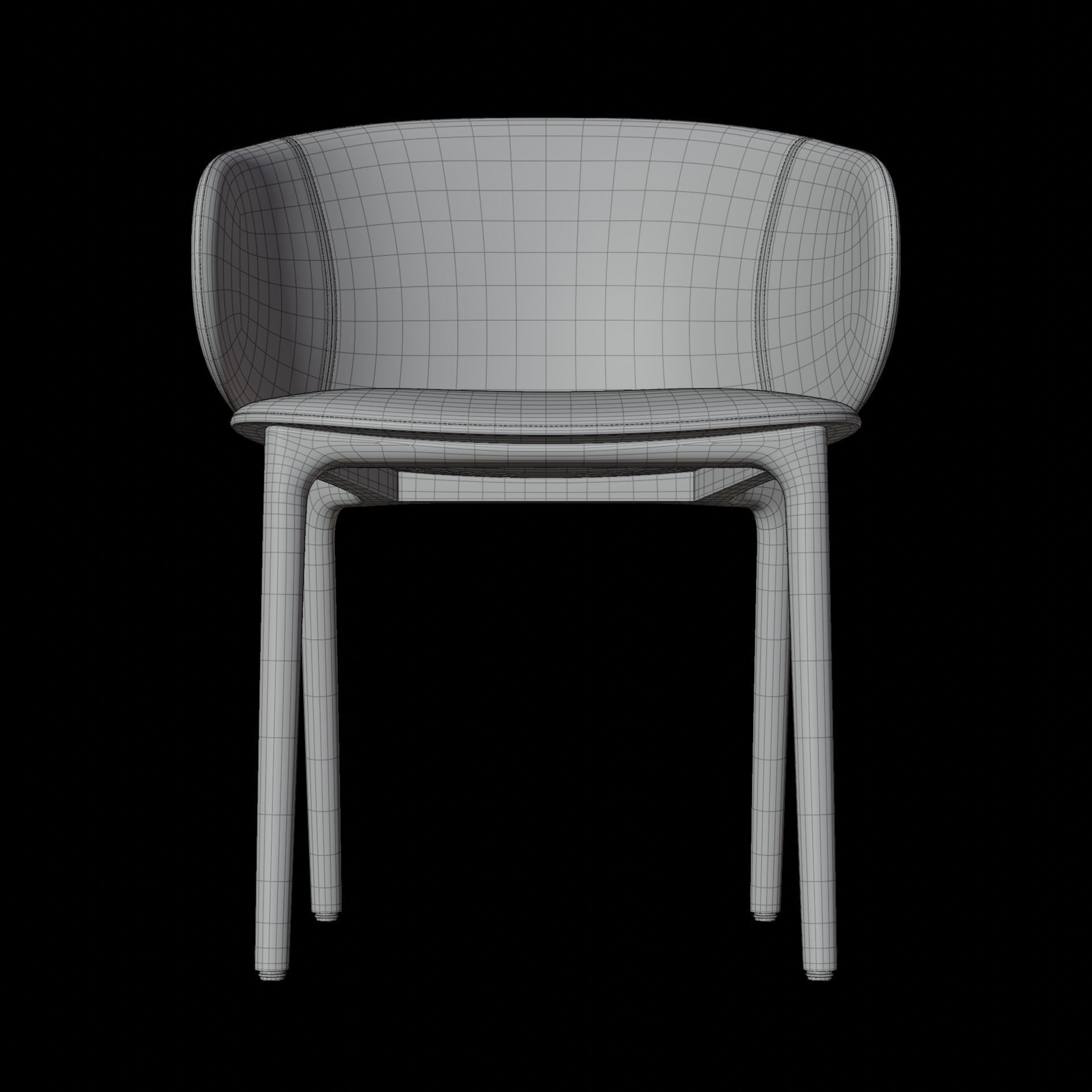 Wooden Dining Chair 3D Model Artisan Mela Chair 3D model | CGTrader