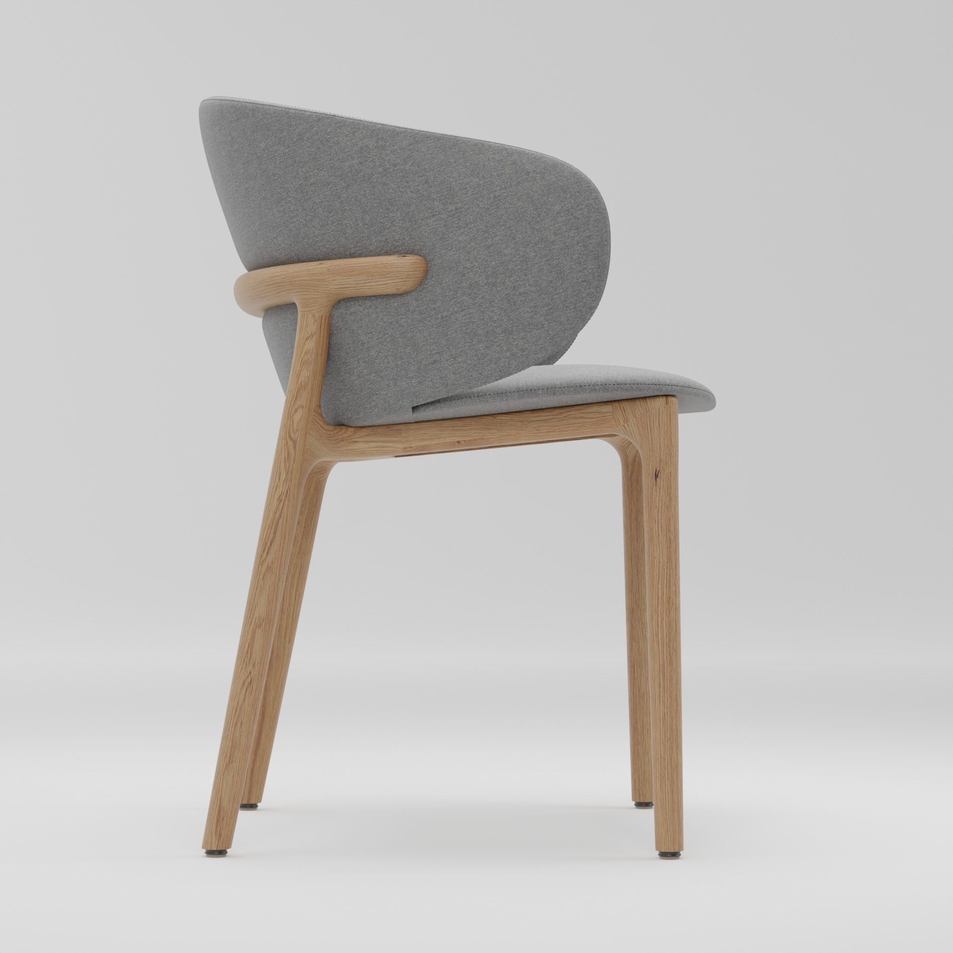 Wooden Dining Chair 3D Model Artisan Mela Chair 3D model | CGTrader