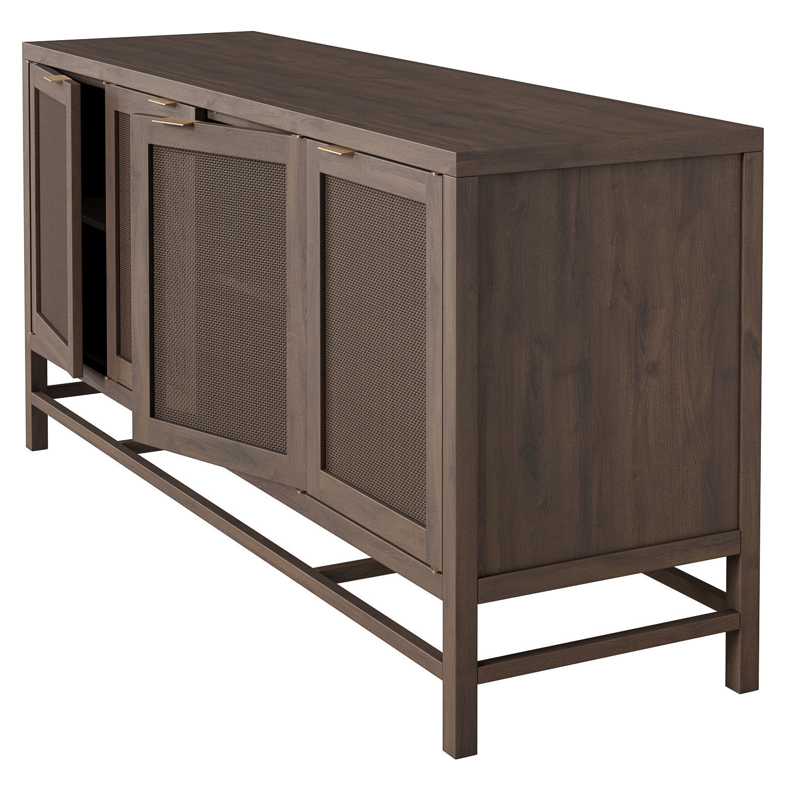 Crate and Barrel Blake 68 media console 3D model | CGTrader