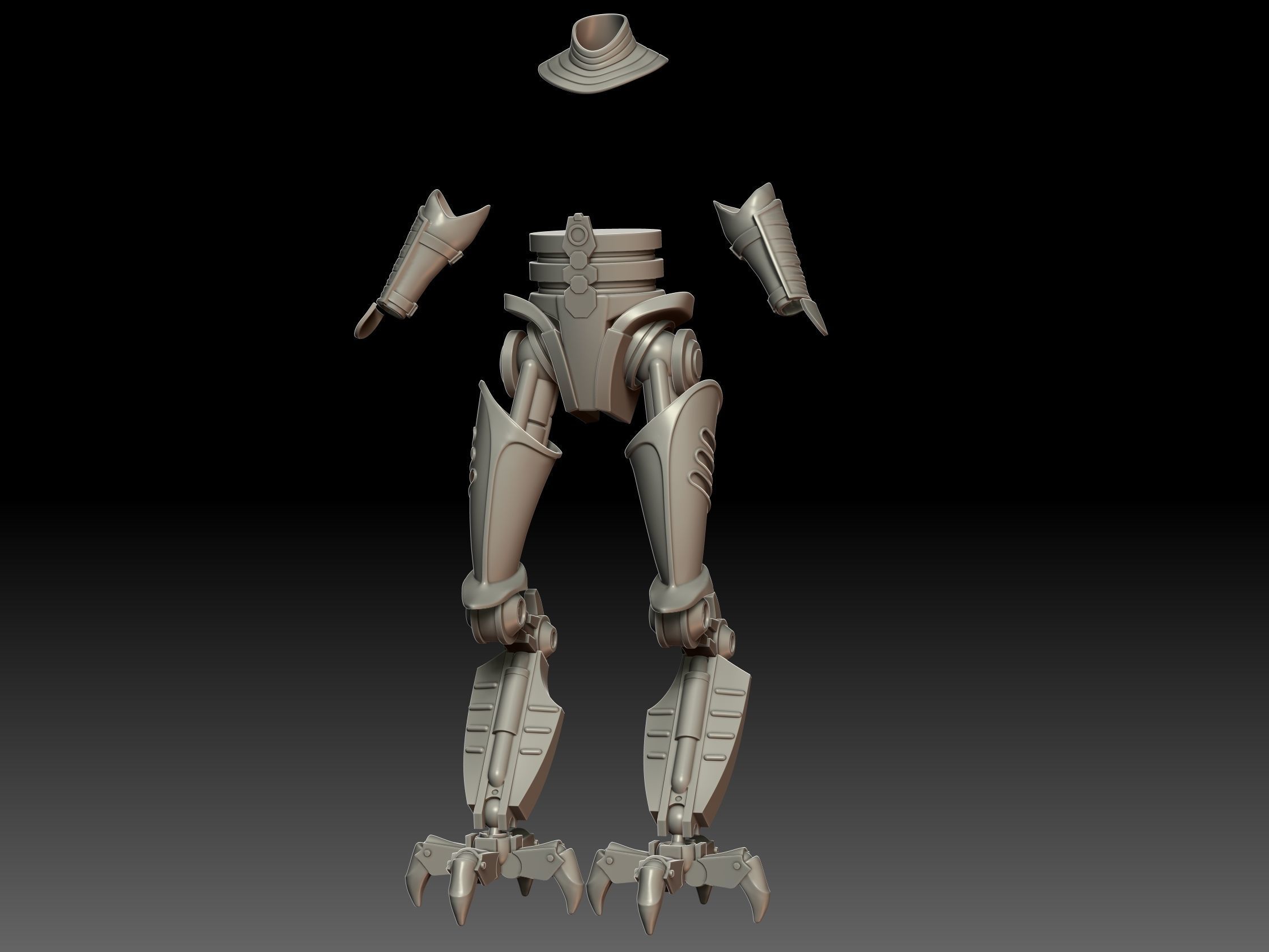 Maul Cybernetic Legs Upgrade One12 Scale STL Files 3D model 3D ...