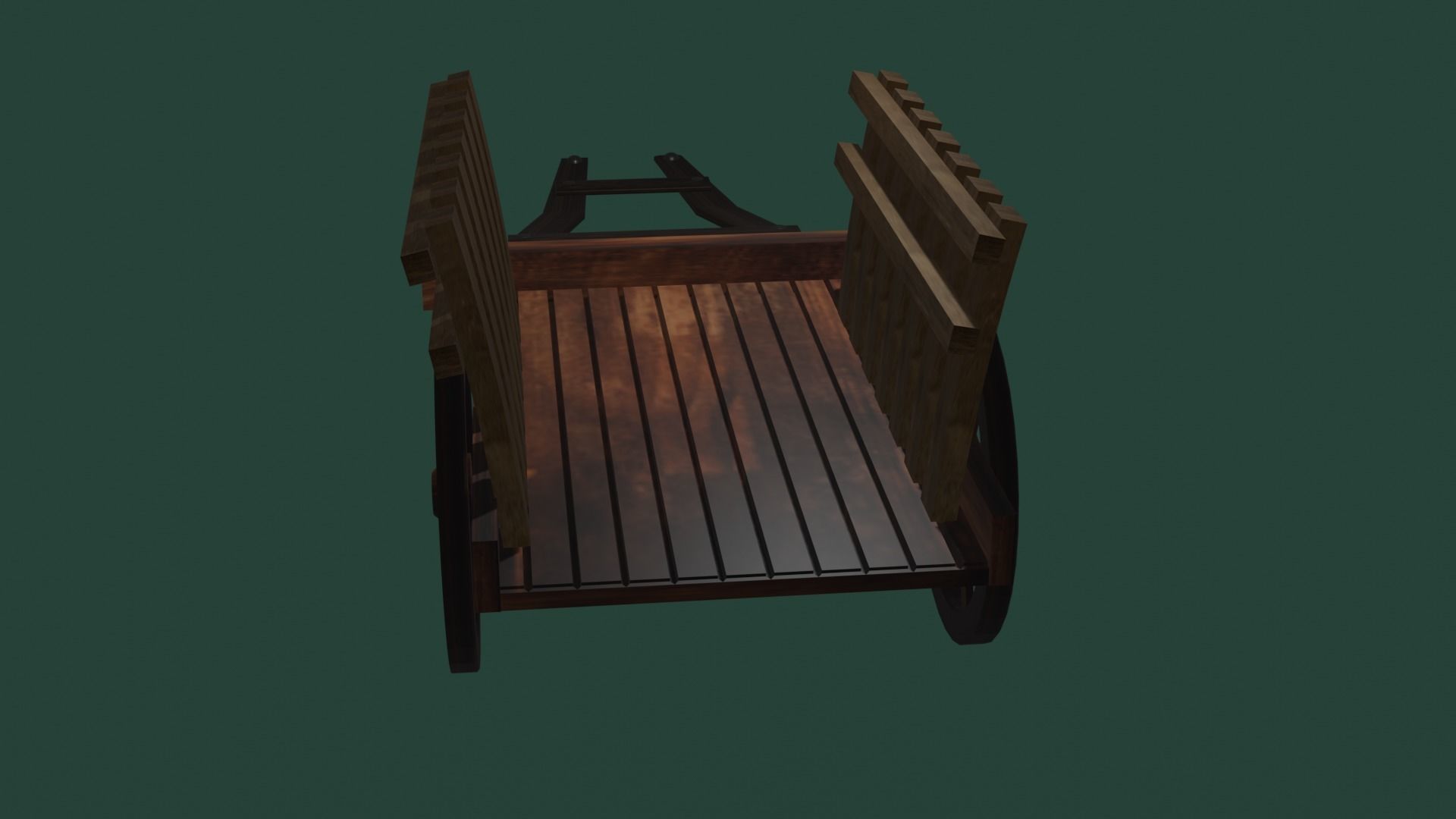 The Bullock Cart 3D model | CGTrader